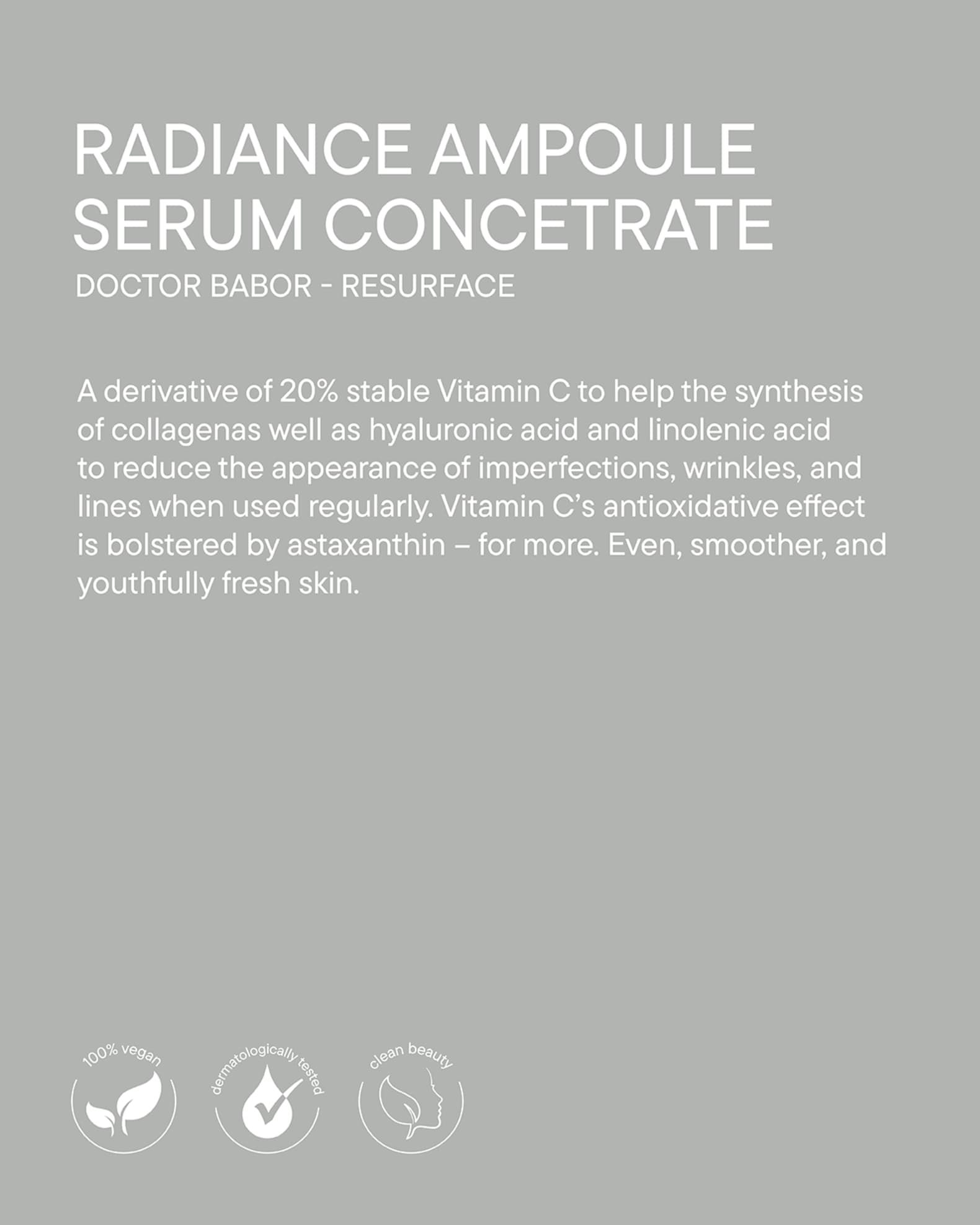 BABOR Radiance Ampoule Serum Concentrate | Neiman Marcus