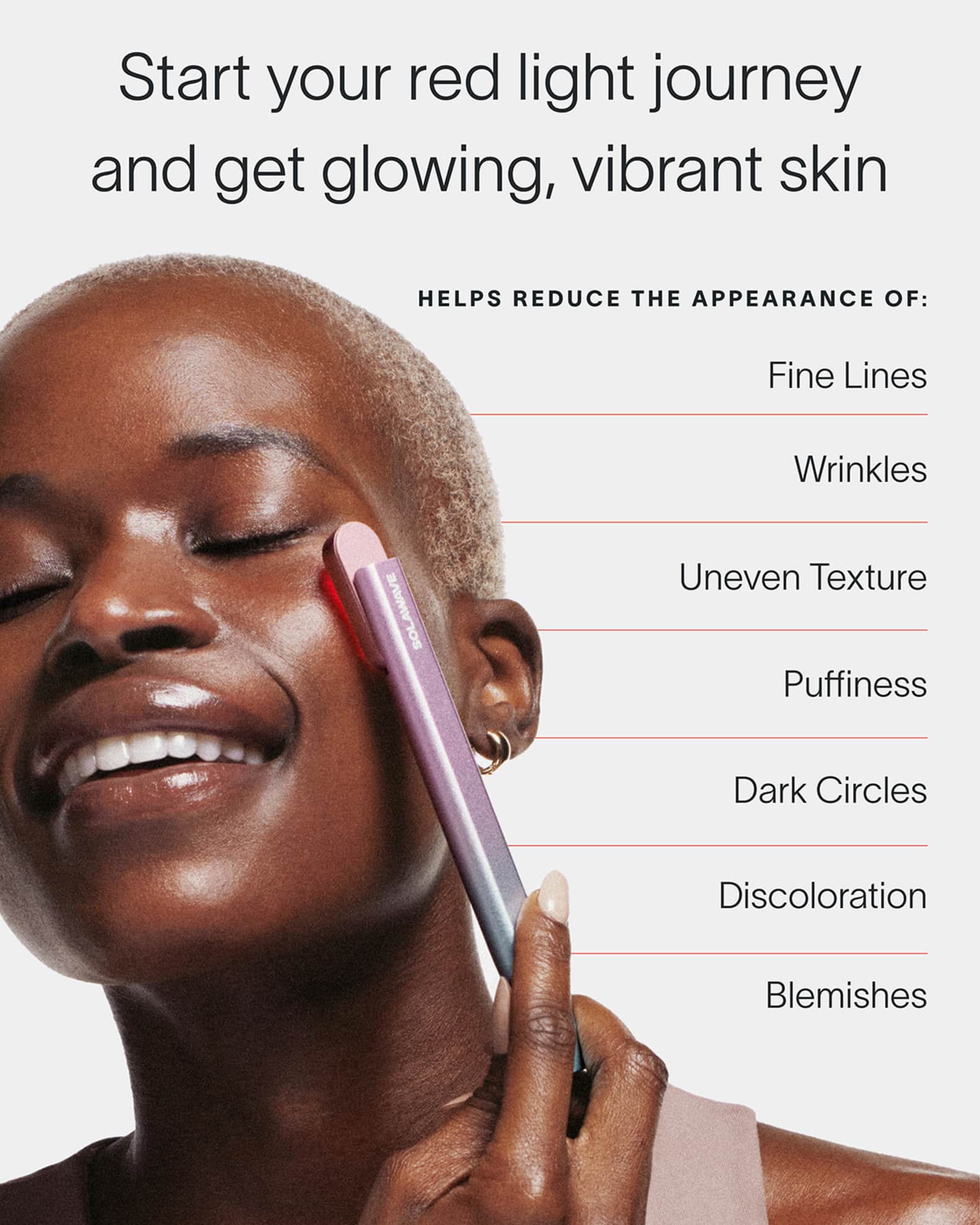 SolaWave Radiant Renewal Red Light Therapy Starter Kit | Neiman Marcus