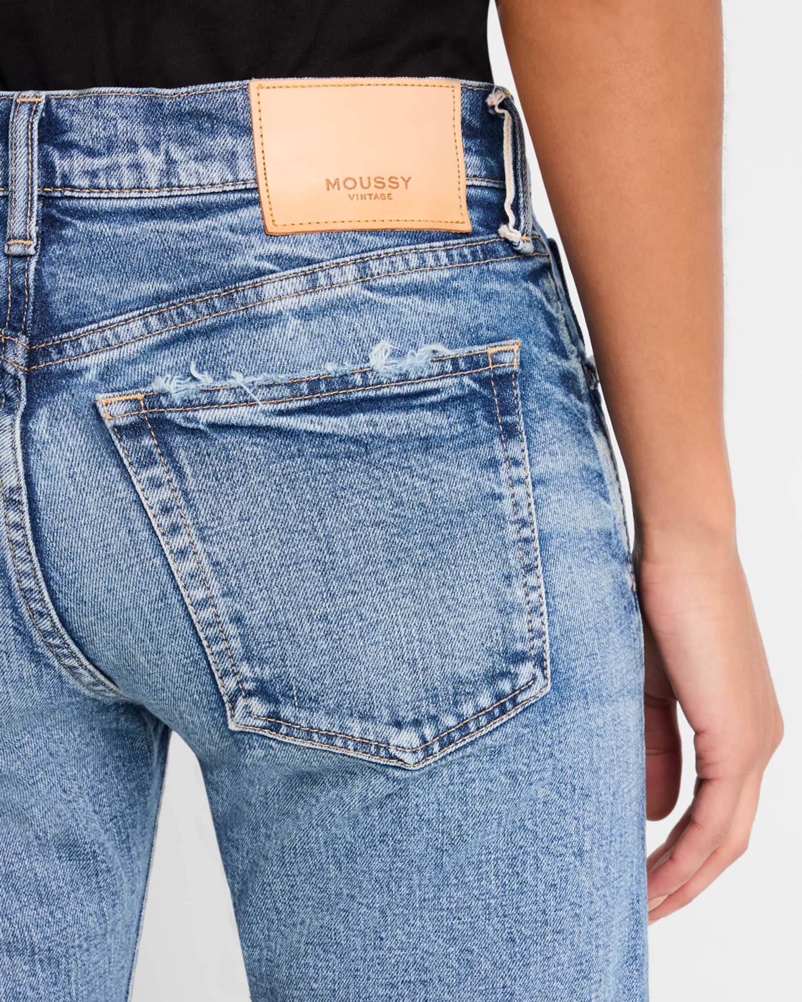MOUSSY VINTAGE Linden Slim Straight Jeans | Neiman Marcus