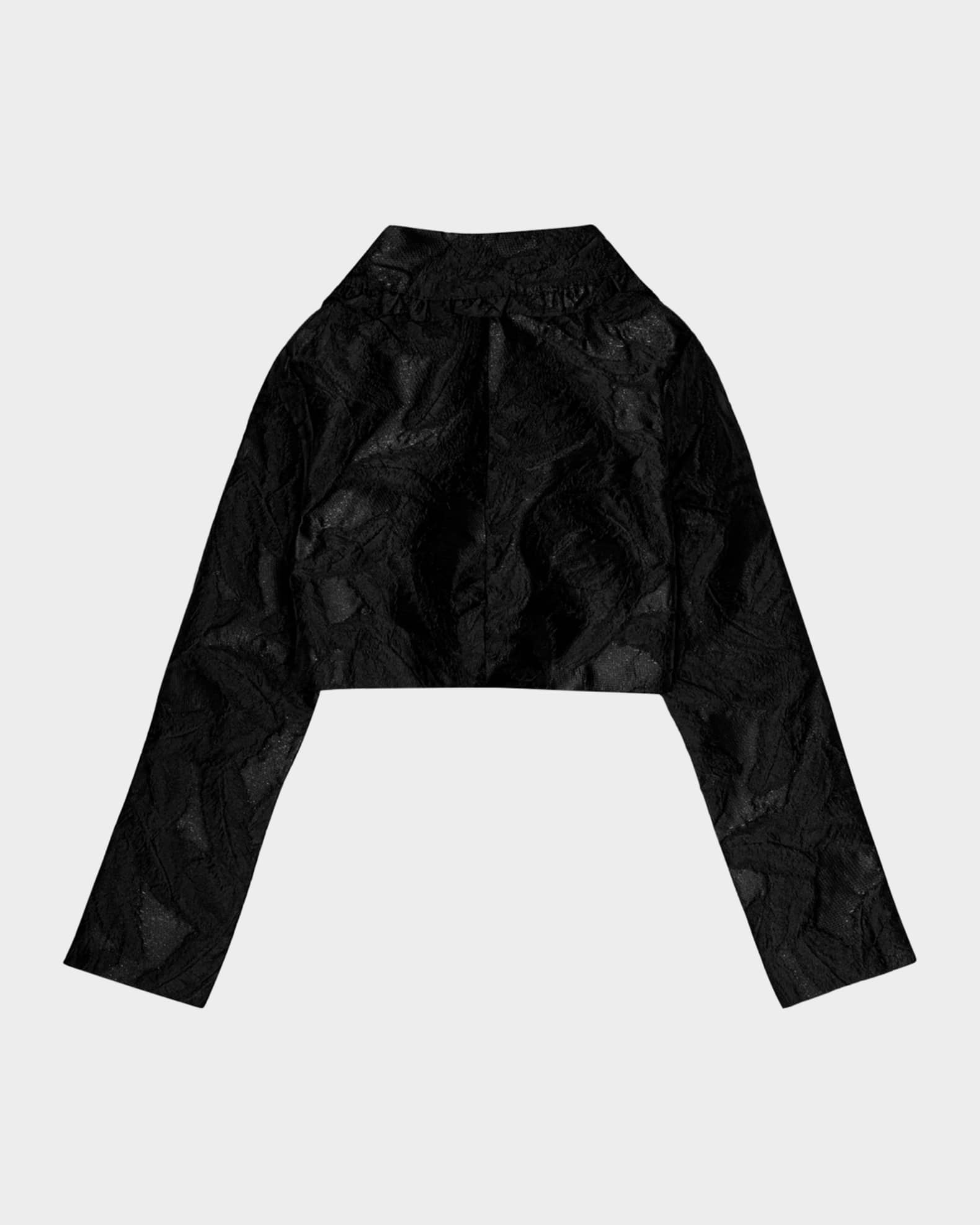 Molo Girl's Helenka Lace Cropped Jacket, Size 8-16 | Neiman Marcus