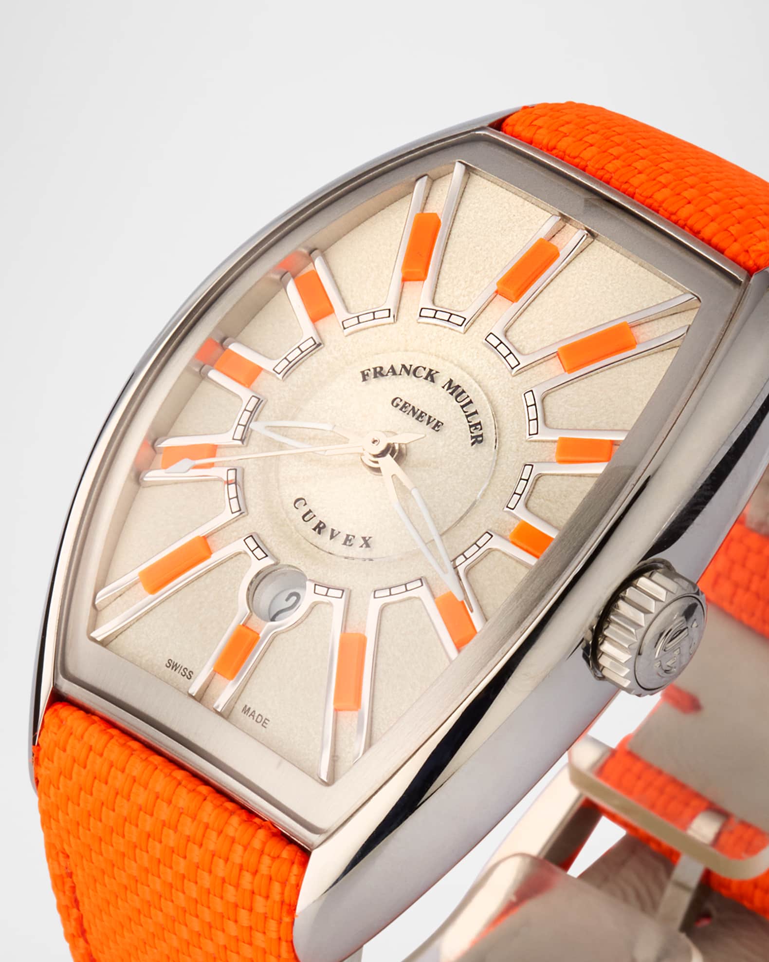 Franck Muller CX36 Flash Neon Orange 36mm Watch | Neiman Marcus
