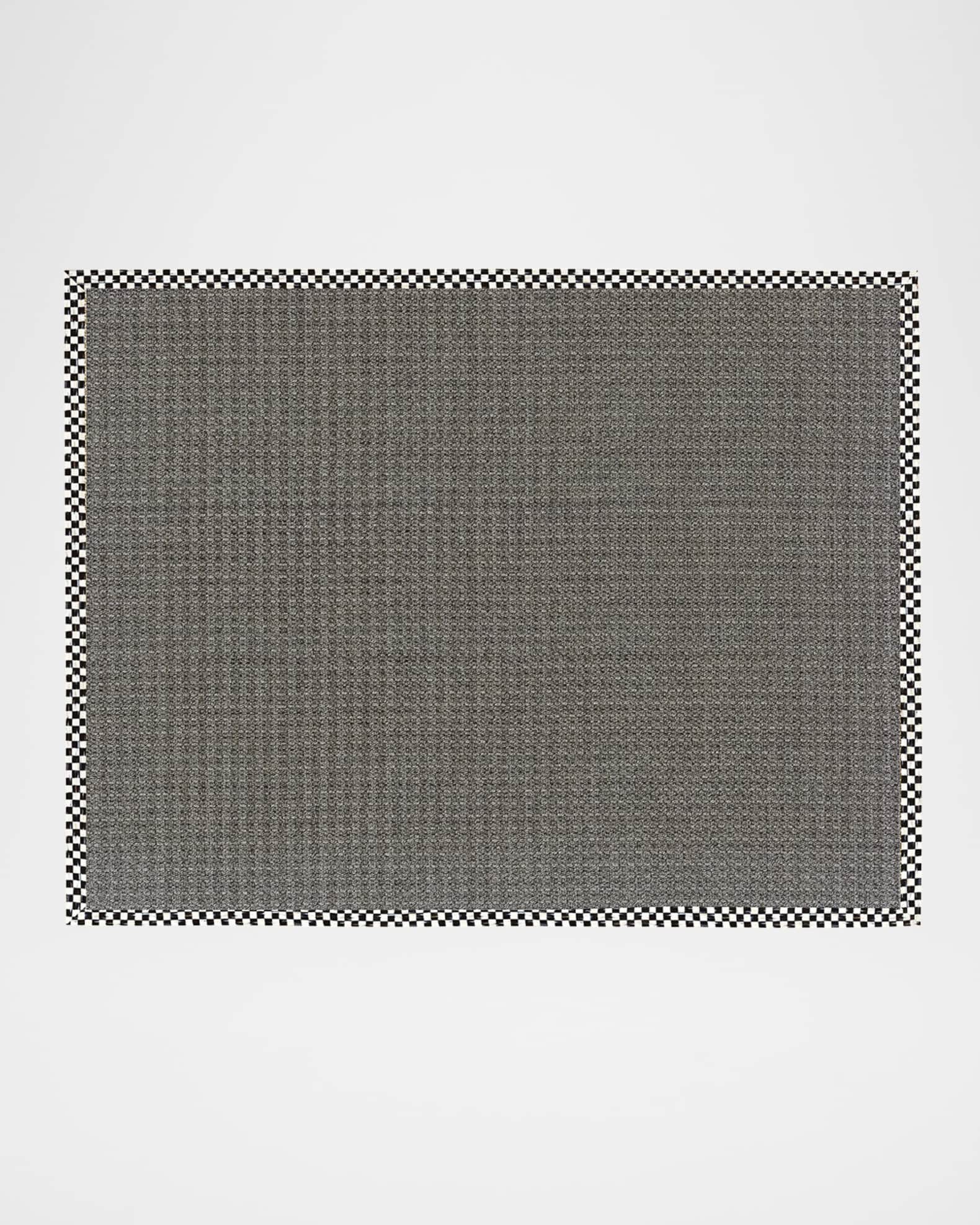 MacKenzie-Childs Courtly Check Grey Sisal Rug, 8' x 10' | Neiman Marcus