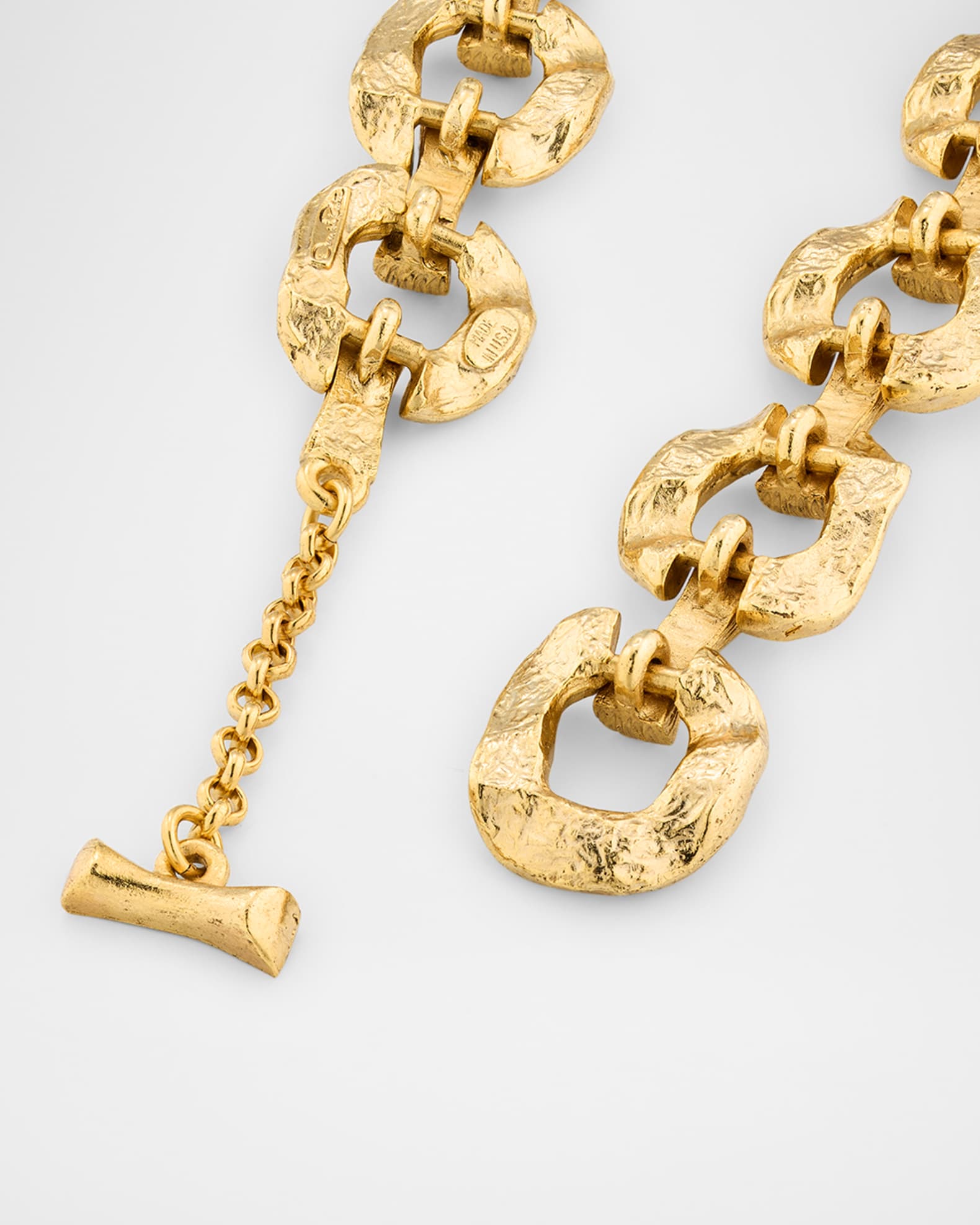 Oscar de la Renta Oversized Chain-Link Necklace | Neiman Marcus