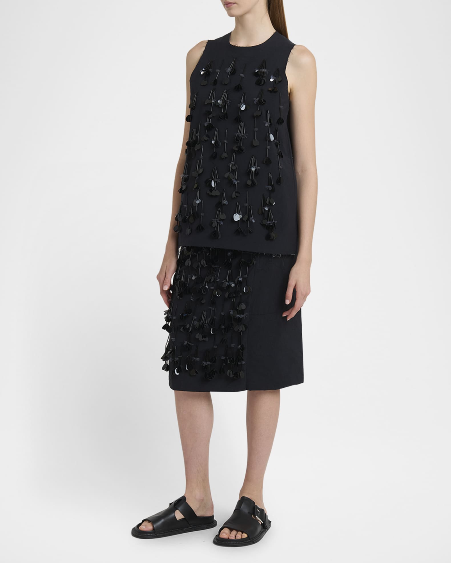 Plan C Sequined Tank Top | Neiman Marcus