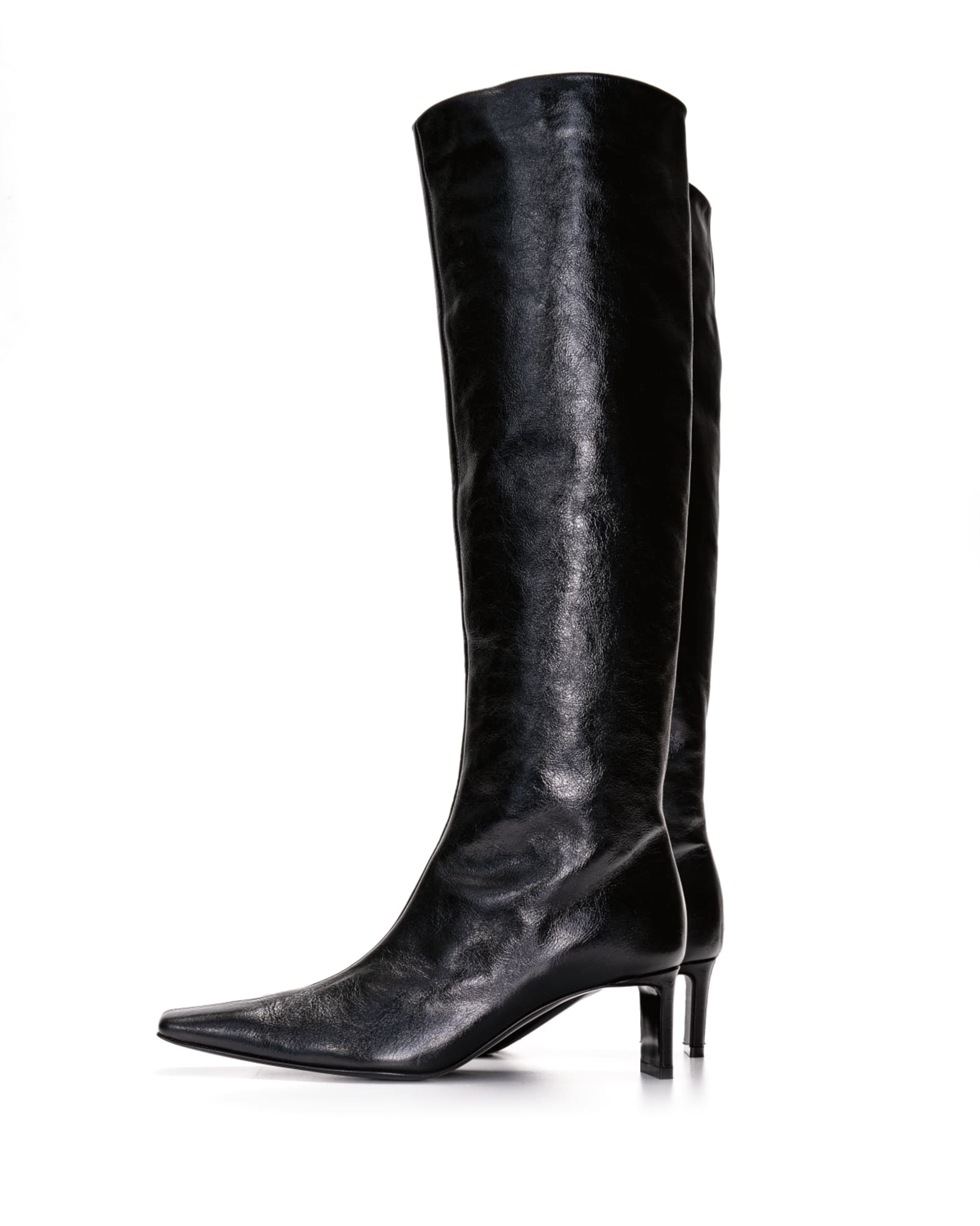 Khaite Ona Knee-High Leather boots | Neiman Marcus