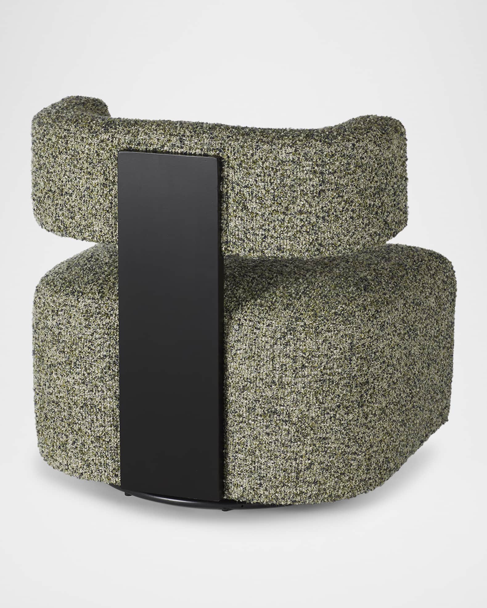 HF Custom Winslow Boucle Swivel Chair | Neiman Marcus