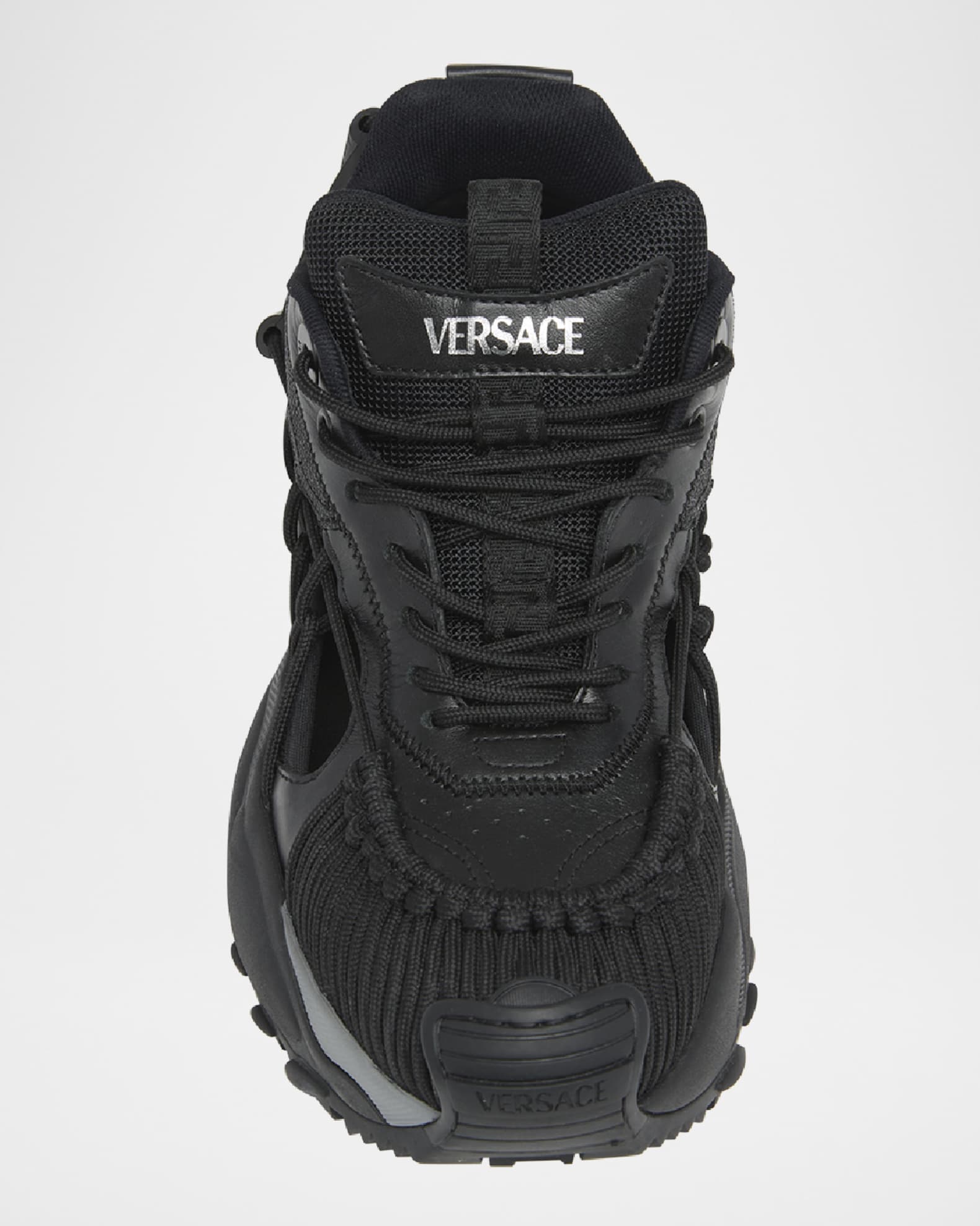 Versace Mercury M_VS_01 Knotted Cutout Sneakers | Neiman Marcus
