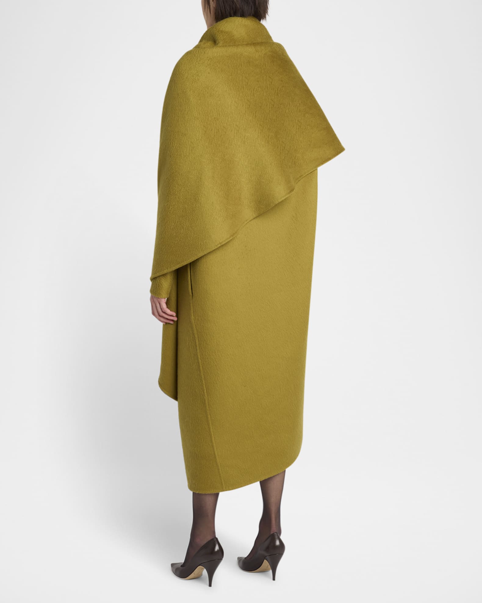 THE ROW Jan Long Cashmere Wrap Coat | Neiman Marcus