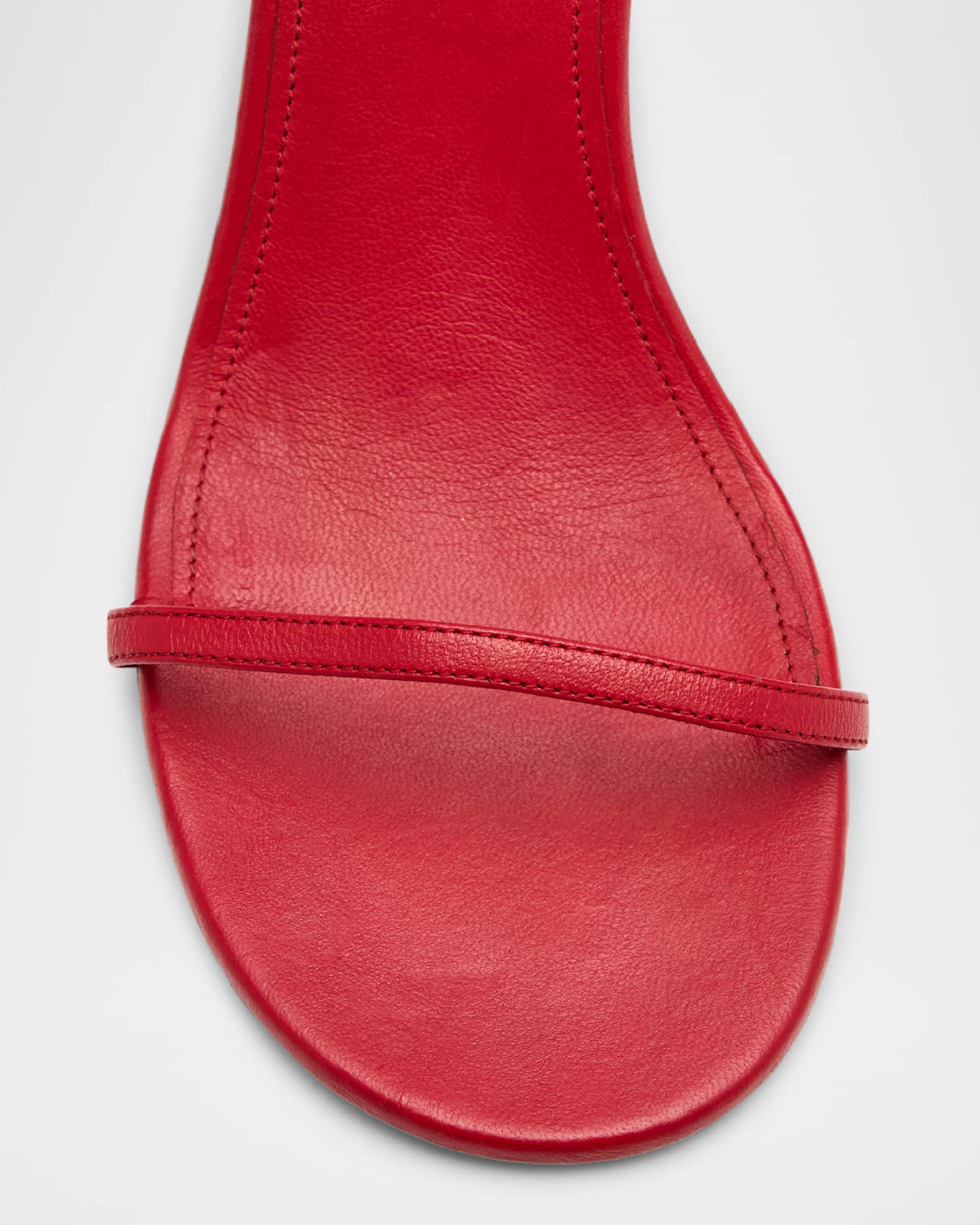 Jacquemus Les Sandales Cube-Heel Leather Sandals | Neiman Marcus