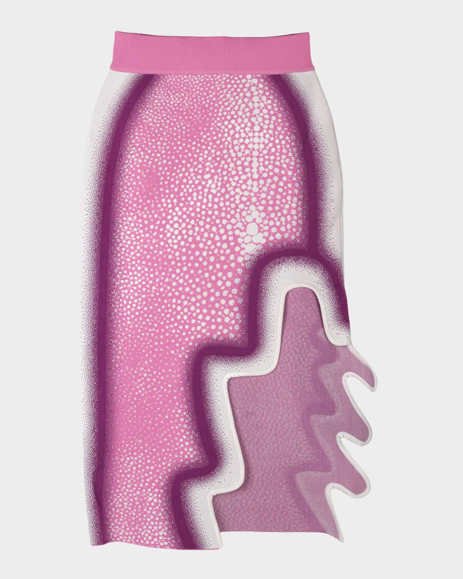 PH5 Holly Wavy Slit Midi Skirt | Neiman Marcus