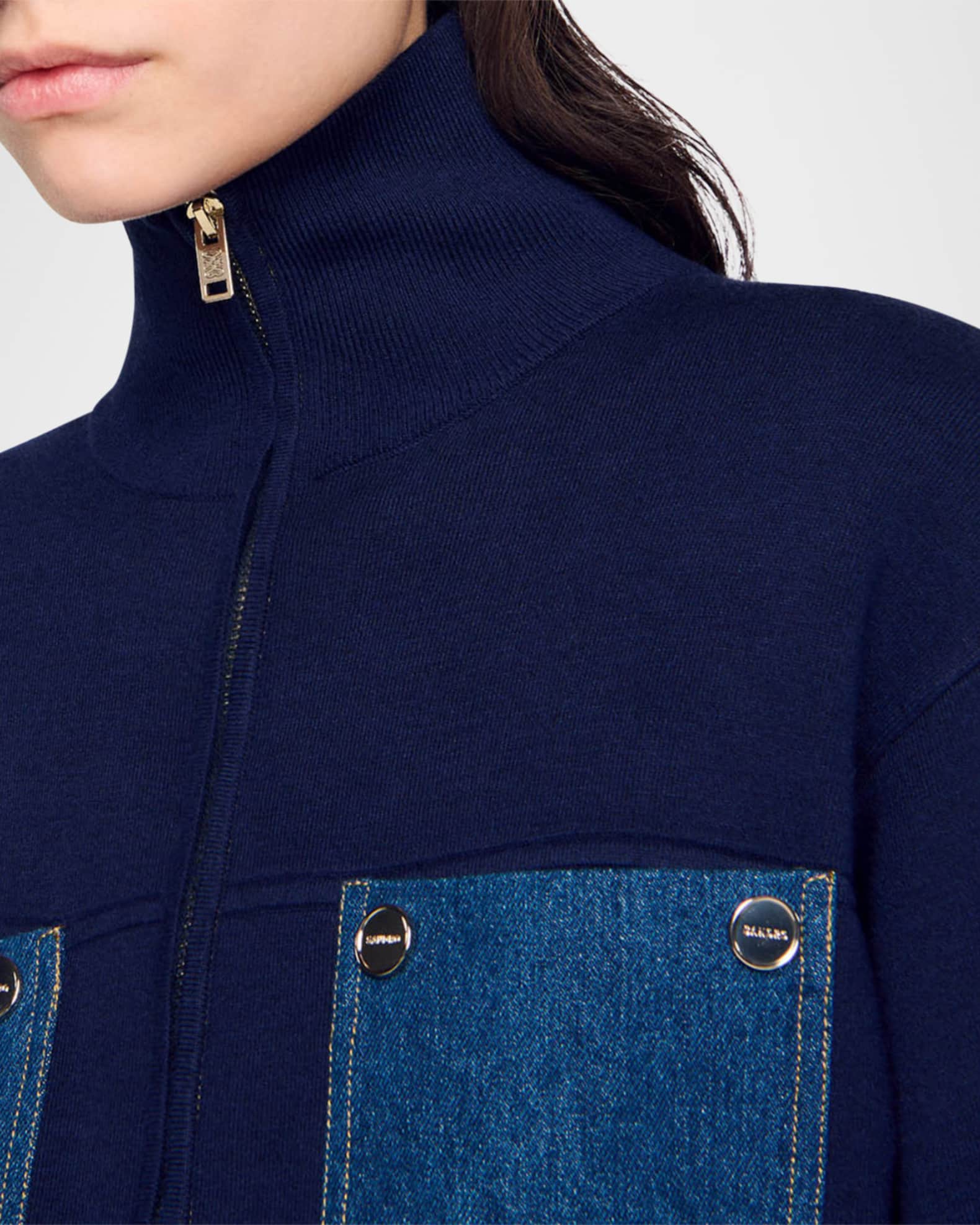 Sandro Vancouver Knit Cardigan | Neiman Marcus