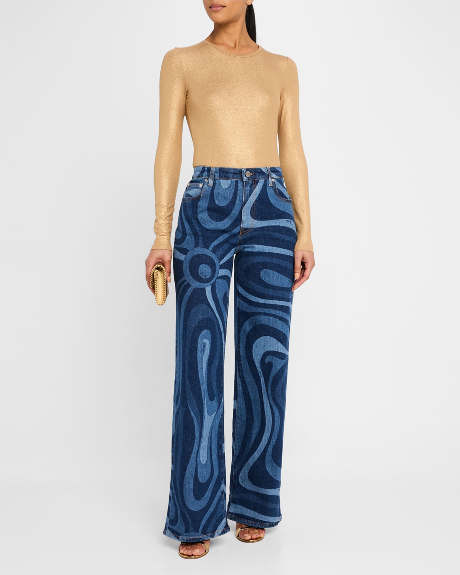 Pucci Marmo Straight-Leg Jeans | Neiman Marcus