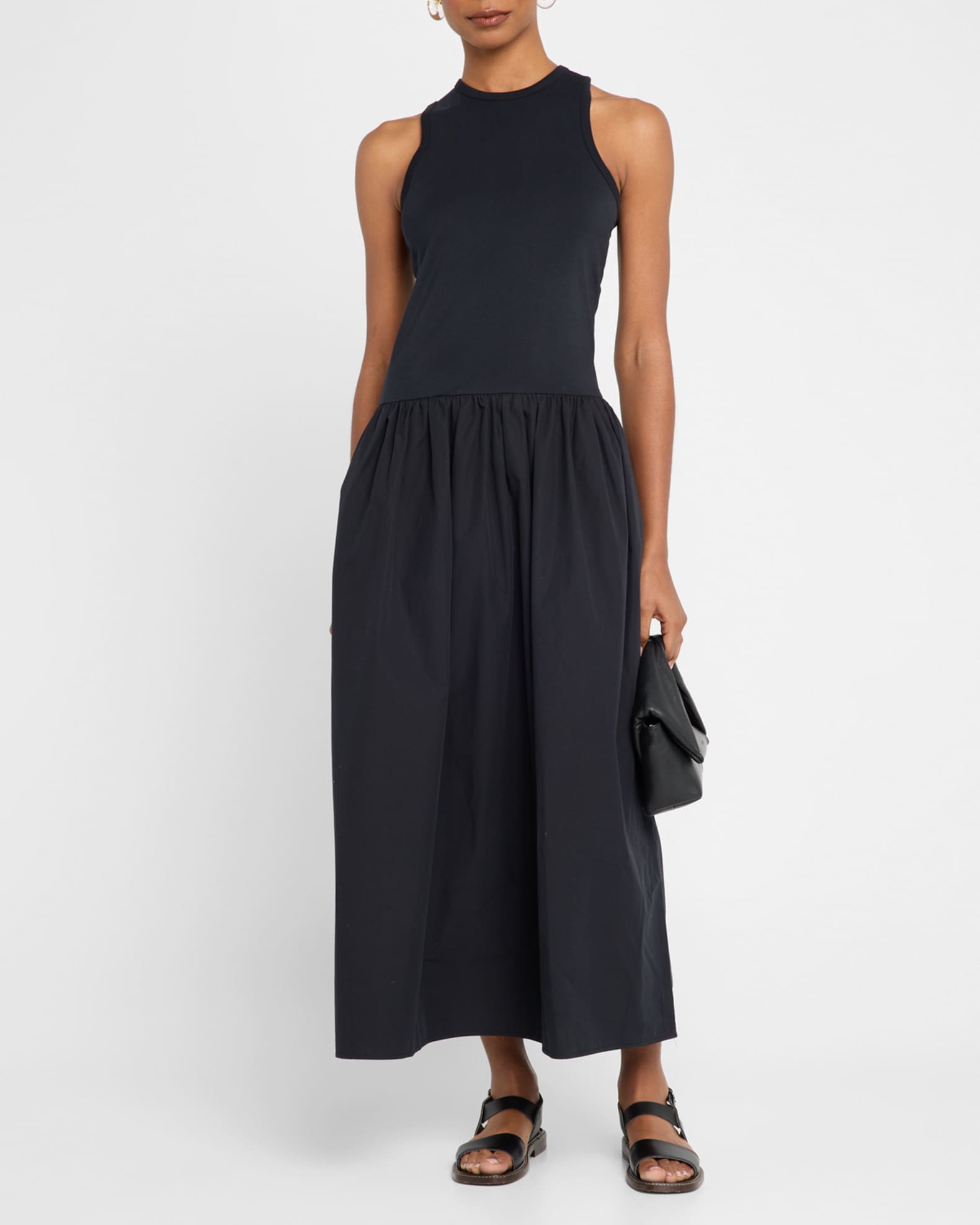 FRAME Racerback Tank Dress | Neiman Marcus