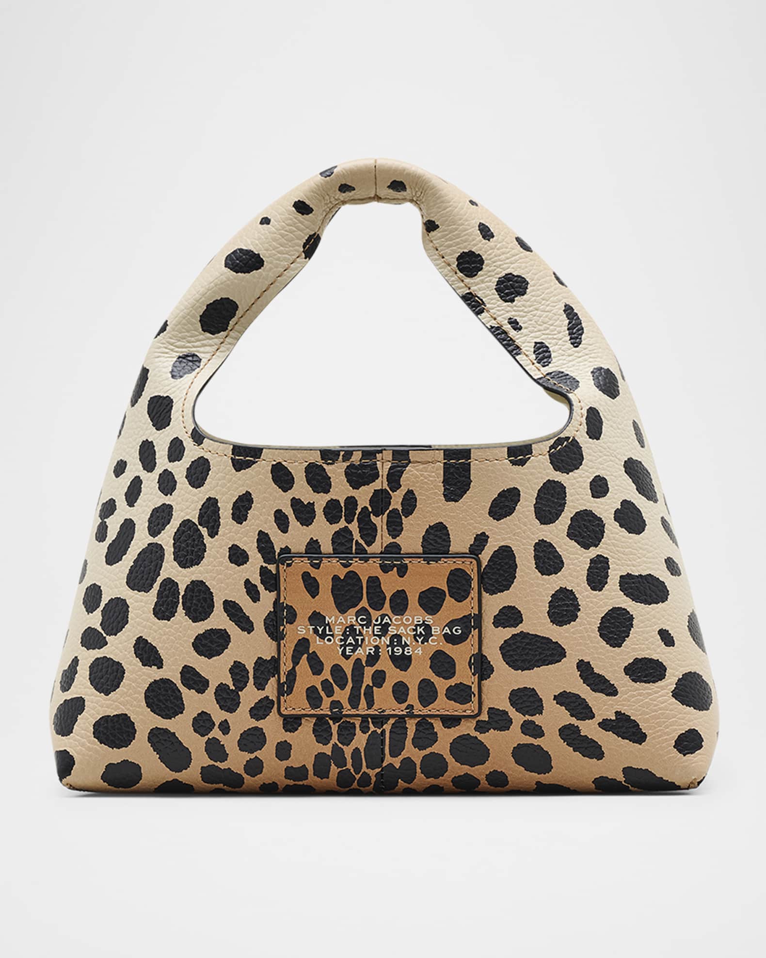 Marc Jacobs The Mini Cheetah Sack Shoulder Bag | Neiman Marcus