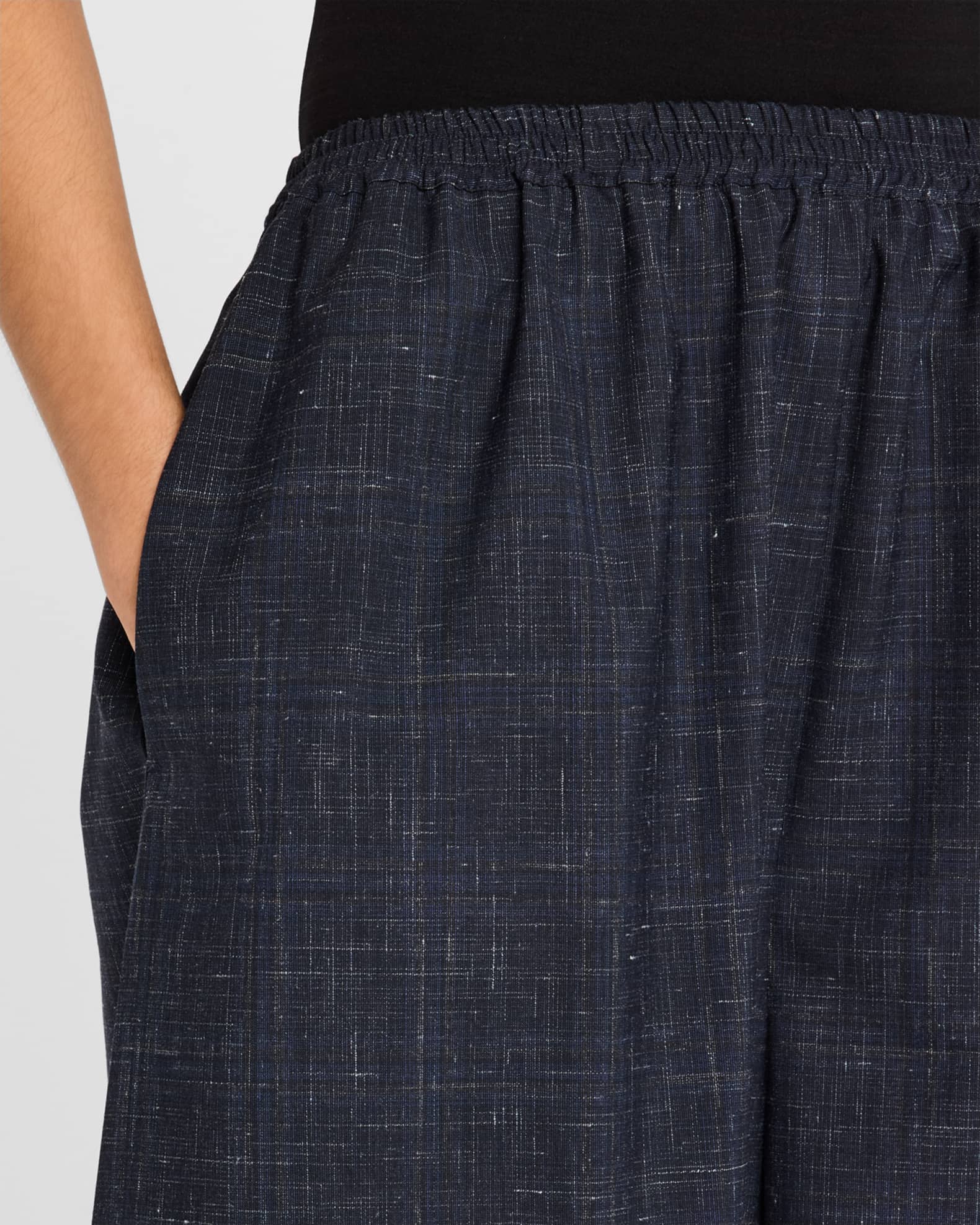 Eskandar Flared Culotte Pants | Neiman Marcus