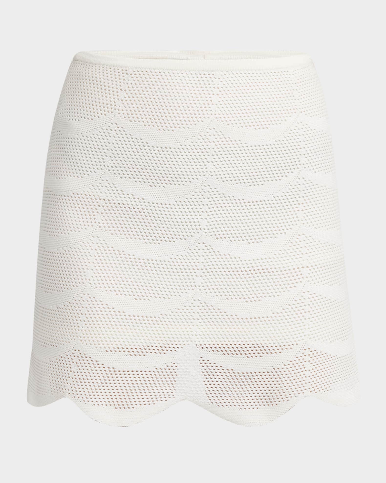 TOM FORD Crescent Mesh Mini Skirt | Neiman Marcus