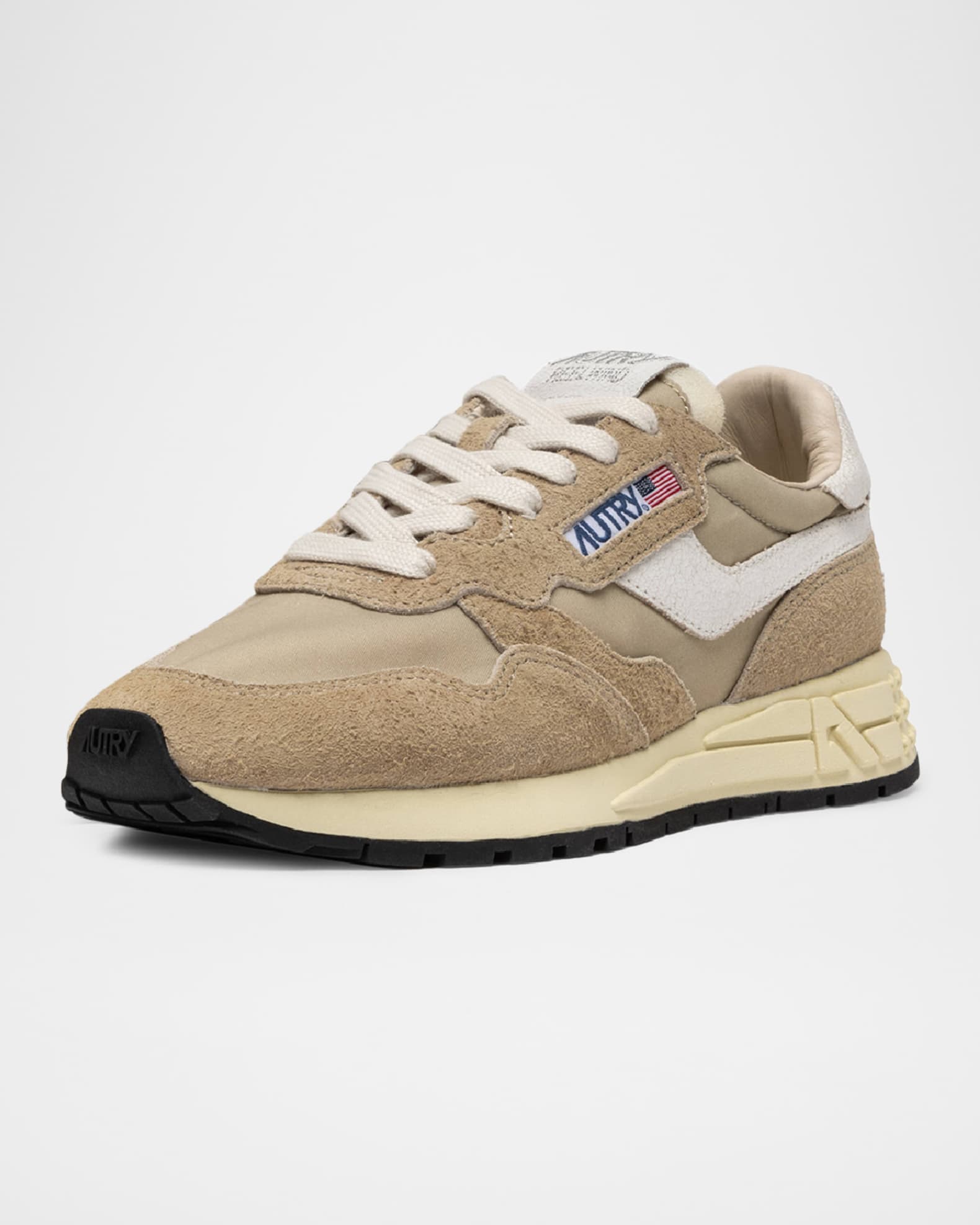 AUTRY Reelwind Suede Retro Trainer Sneakers | Neiman Marcus