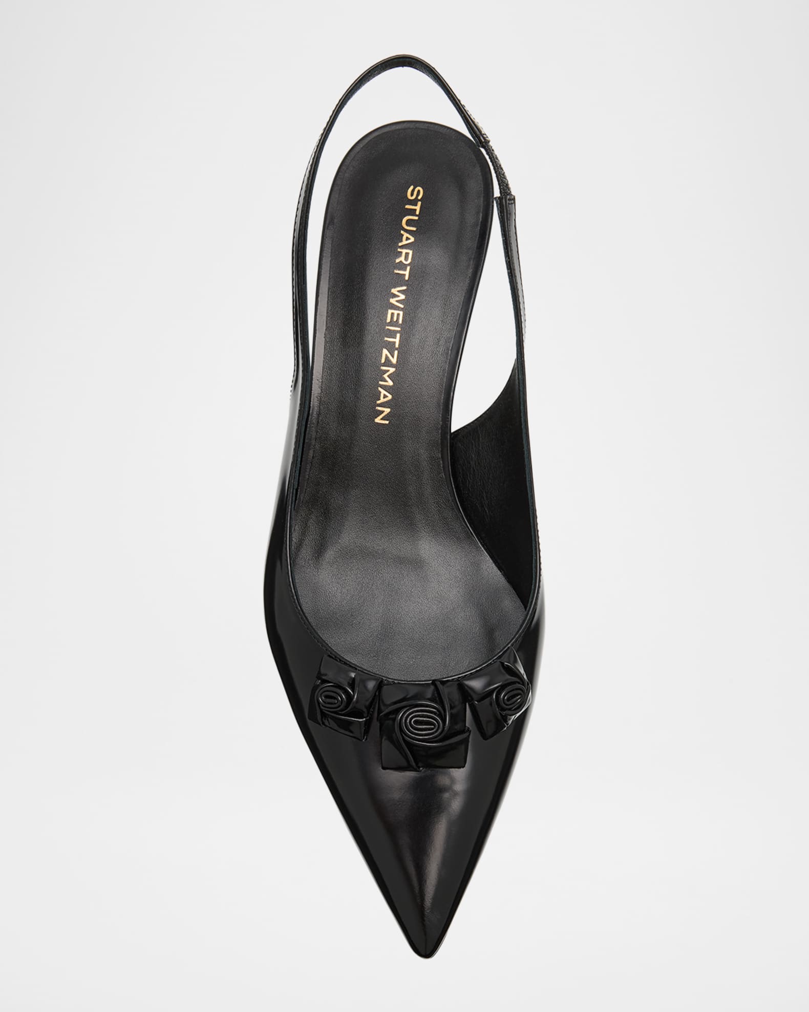 Stuart Weitzman Rosie Slingback Kitten Pumps | Neiman Marcus