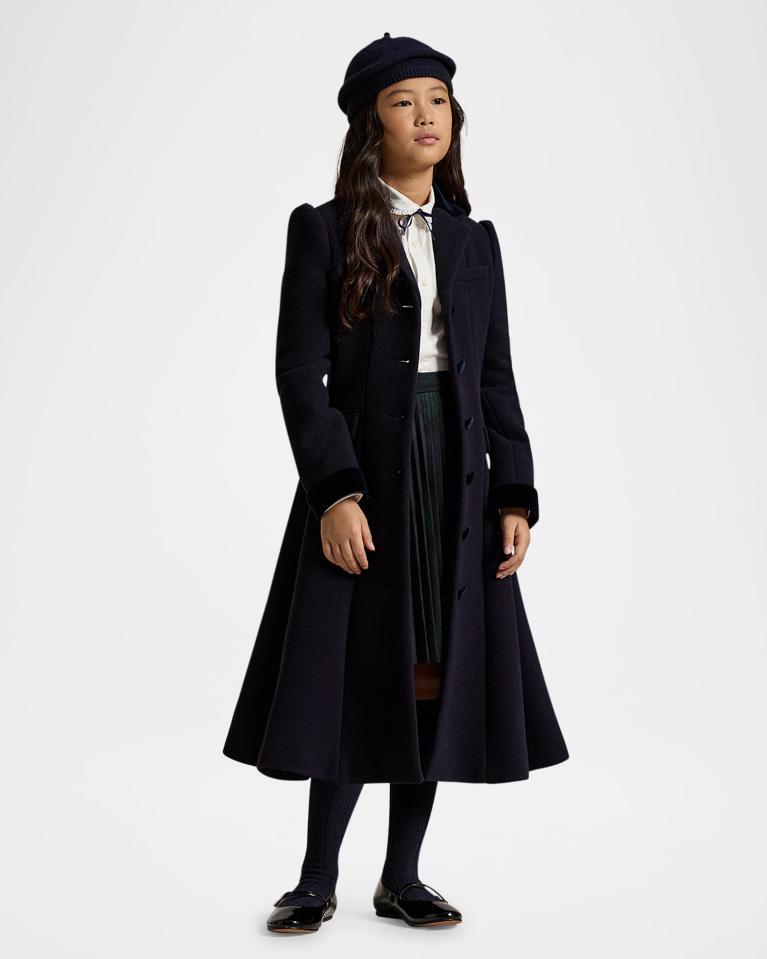 Ralph Lauren Childrenswear Girl's A-Line Princess Coat, Size 7-16 ...