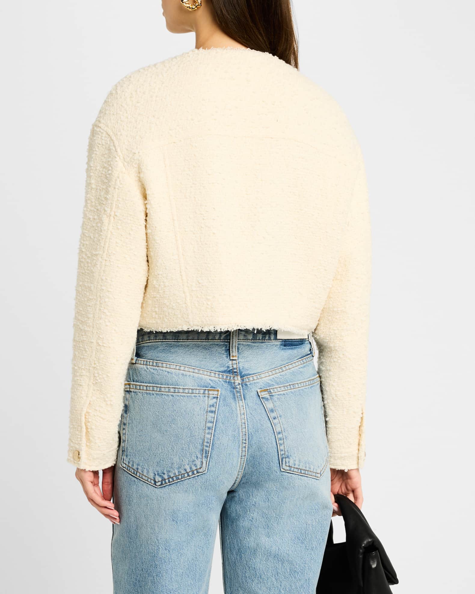 Generation Love Emille Tweed Bomber Jacket | Neiman Marcus