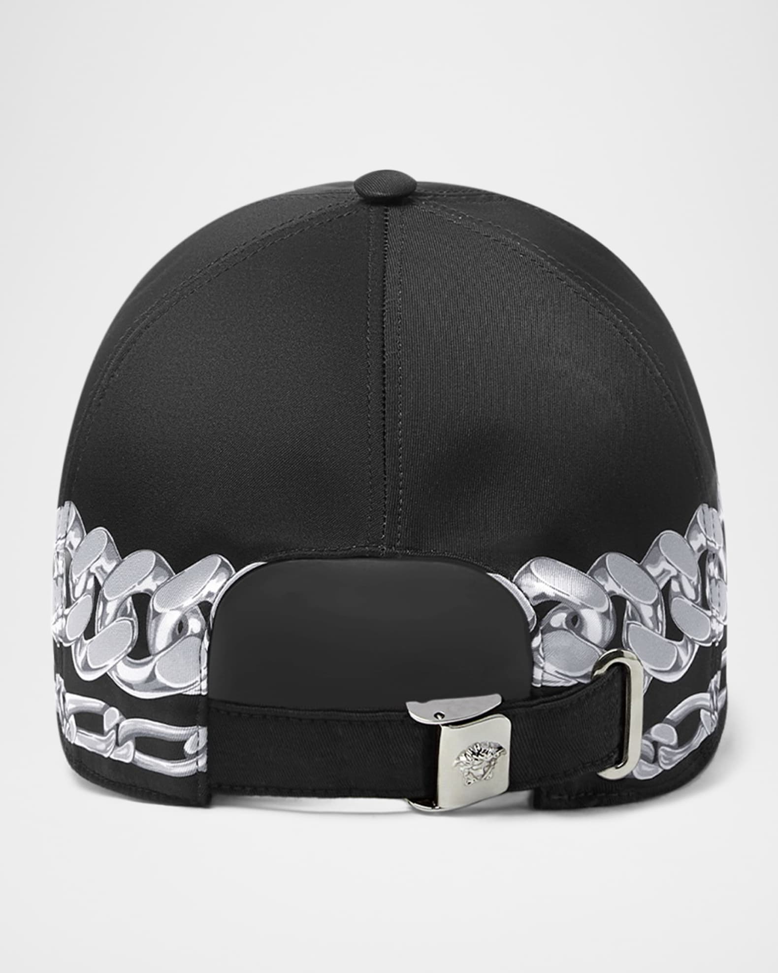 Versace Men's Medusa Chains Baseball Cap | Neiman Marcus
