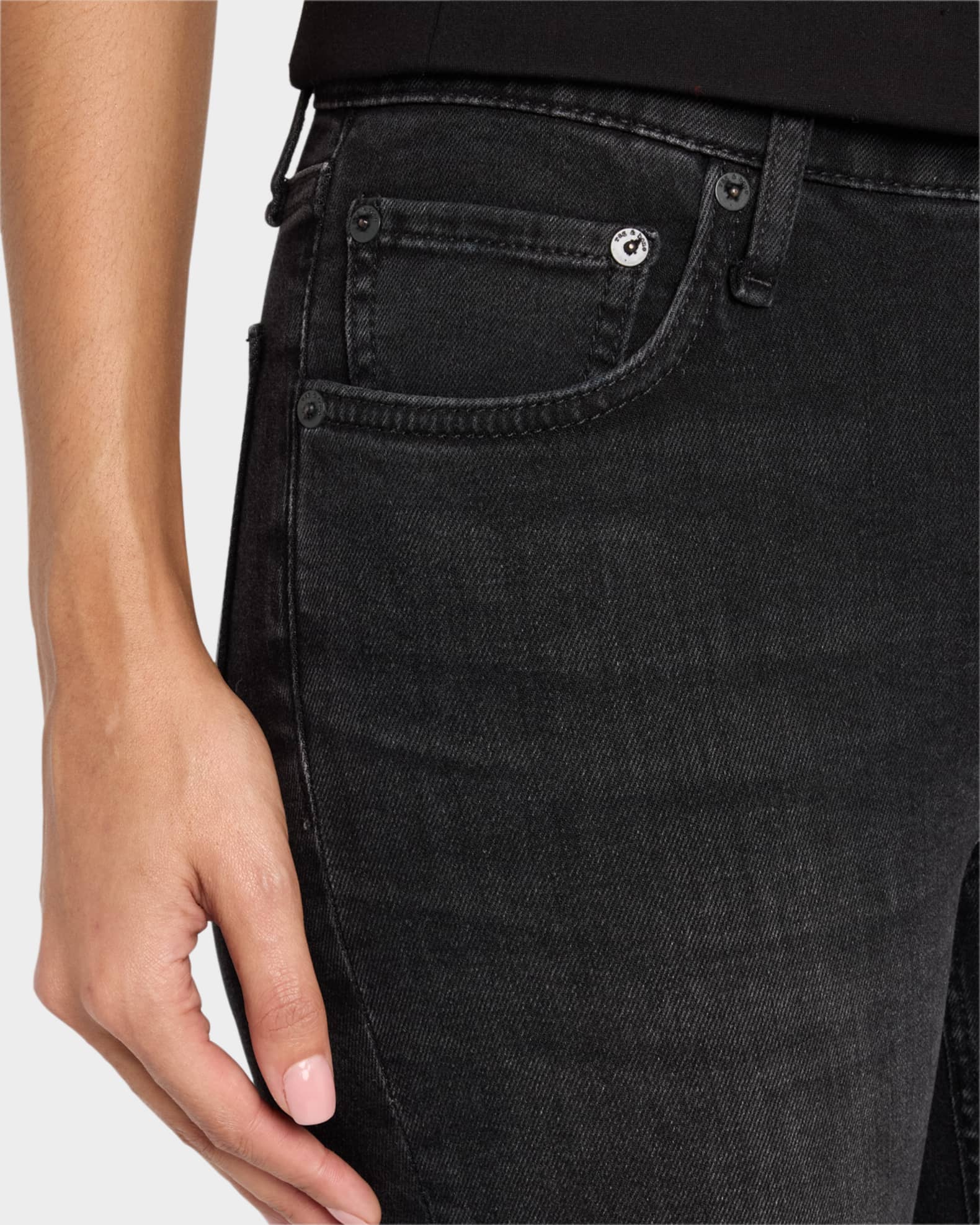 Epic Peyton Mid-Rise Bootcut Ankle Jeans | Neiman Marcus