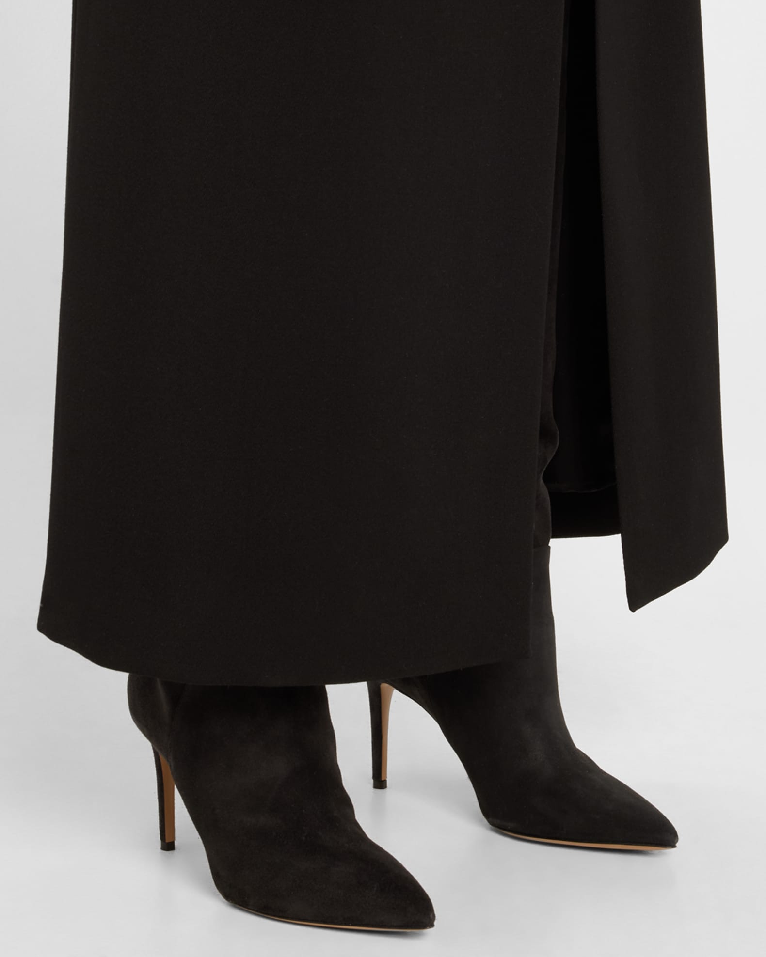 Paris Texas Gaia Suede Stiletto Knee Boots | Neiman Marcus