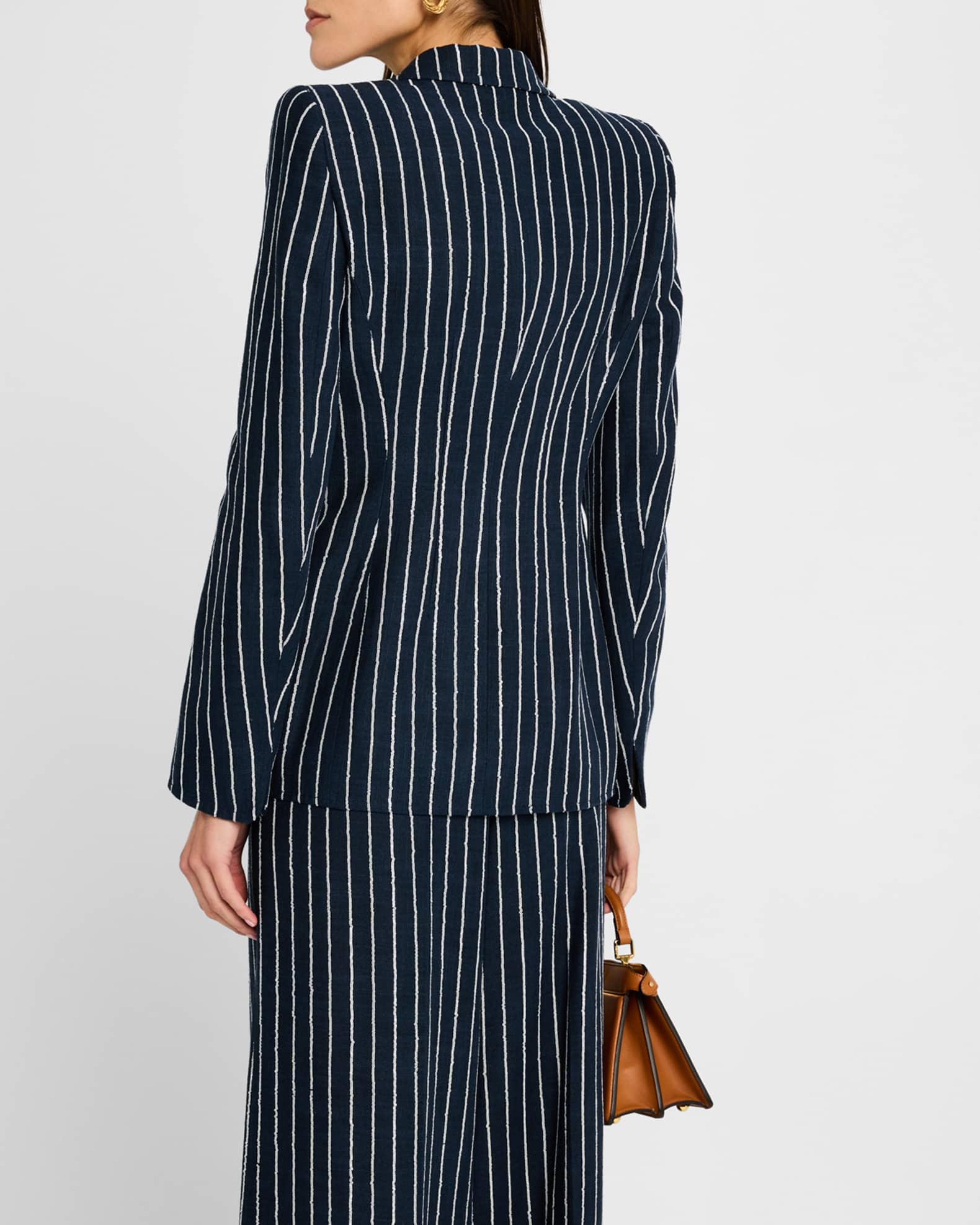 Double-Breasted Pinstripe Suit | Neiman Marcus