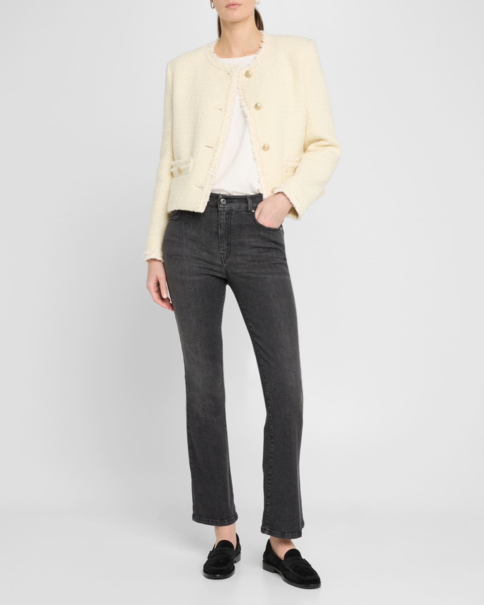 Weekend Max Mara Rapallo Cropped Jeans | Neiman Marcus