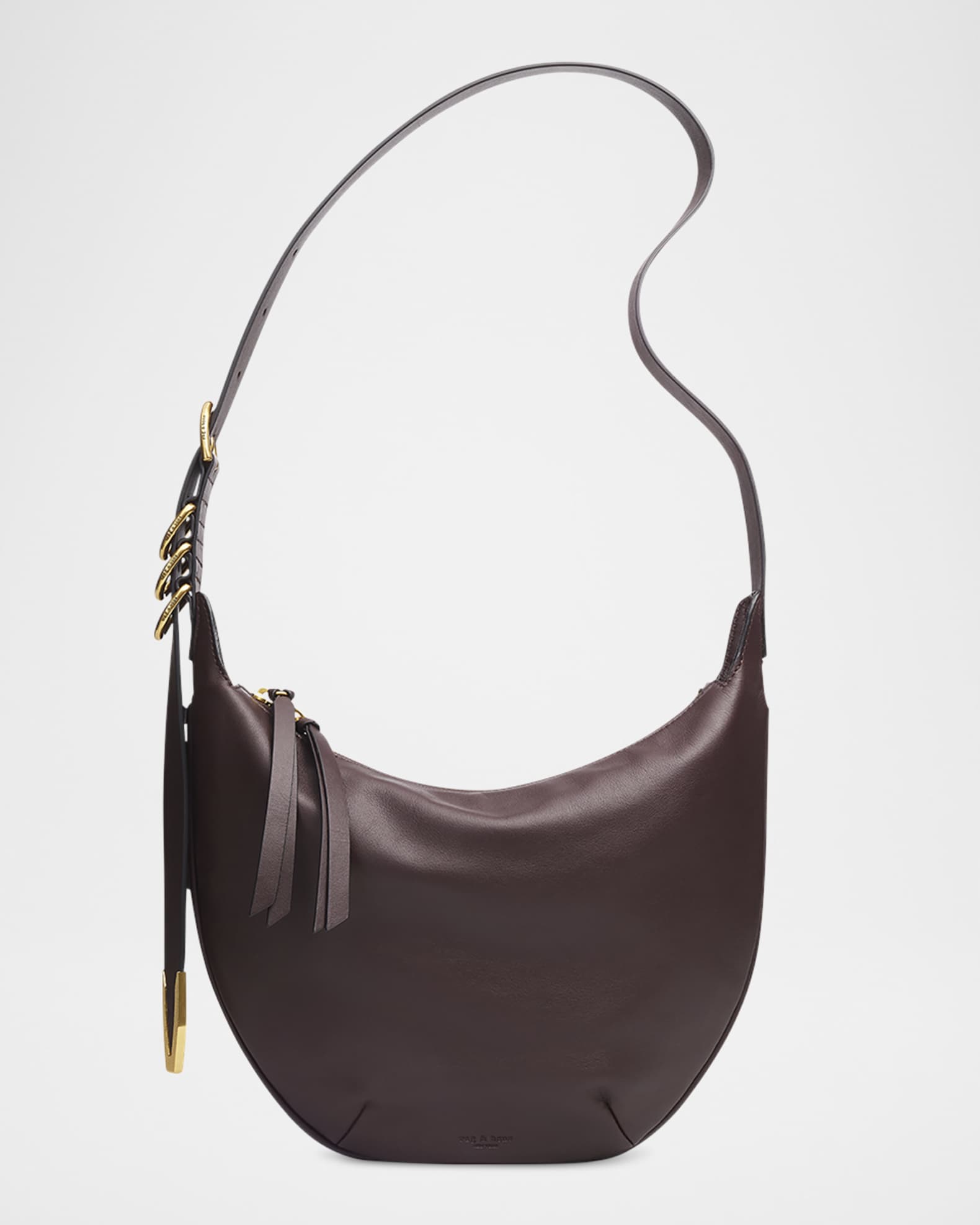 Rag & Bone Spire Mini Leather Hobo Bag | Neiman Marcus