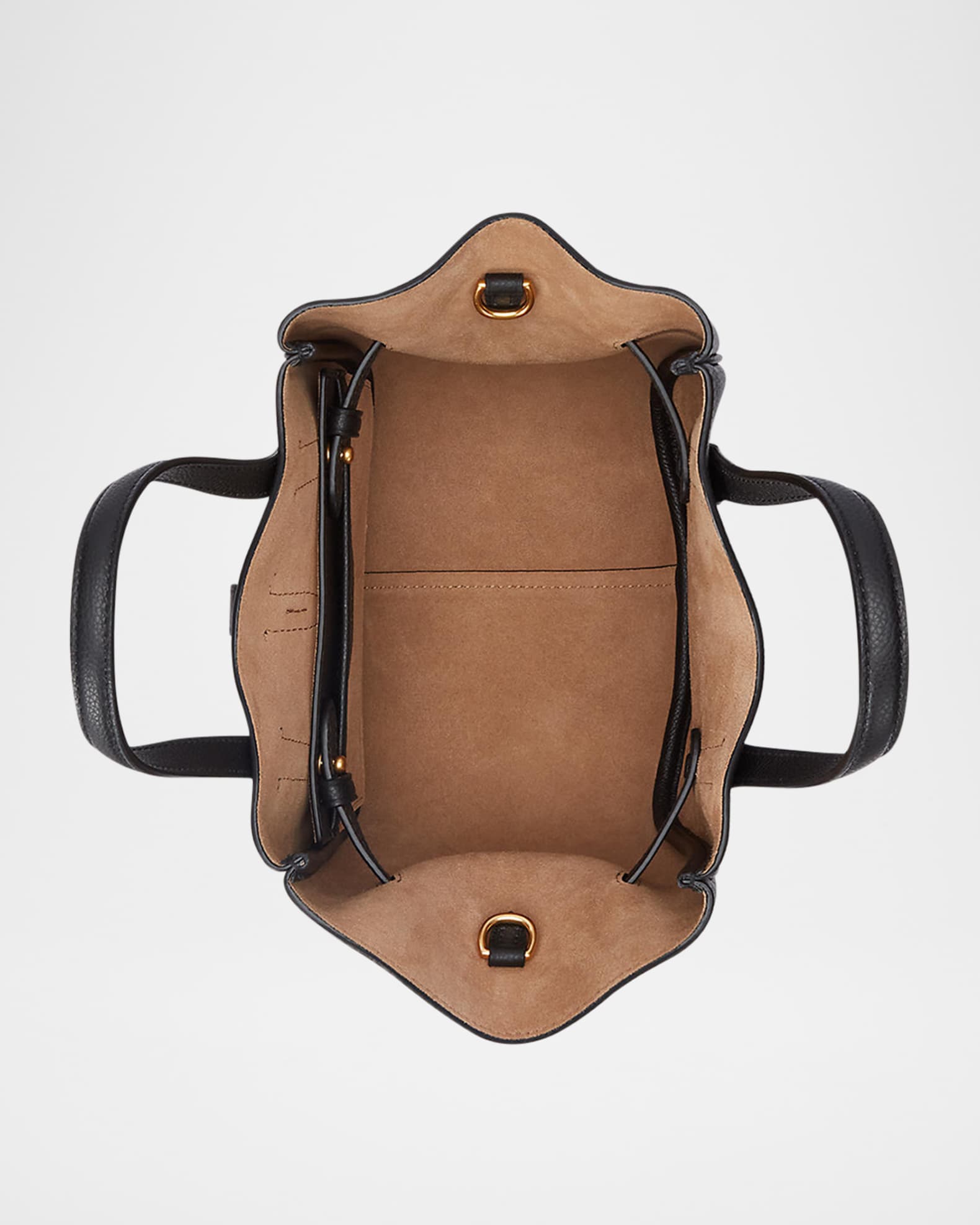 Polo Ralph Lauren Small Grain Leather Tote Bag | Neiman Marcus