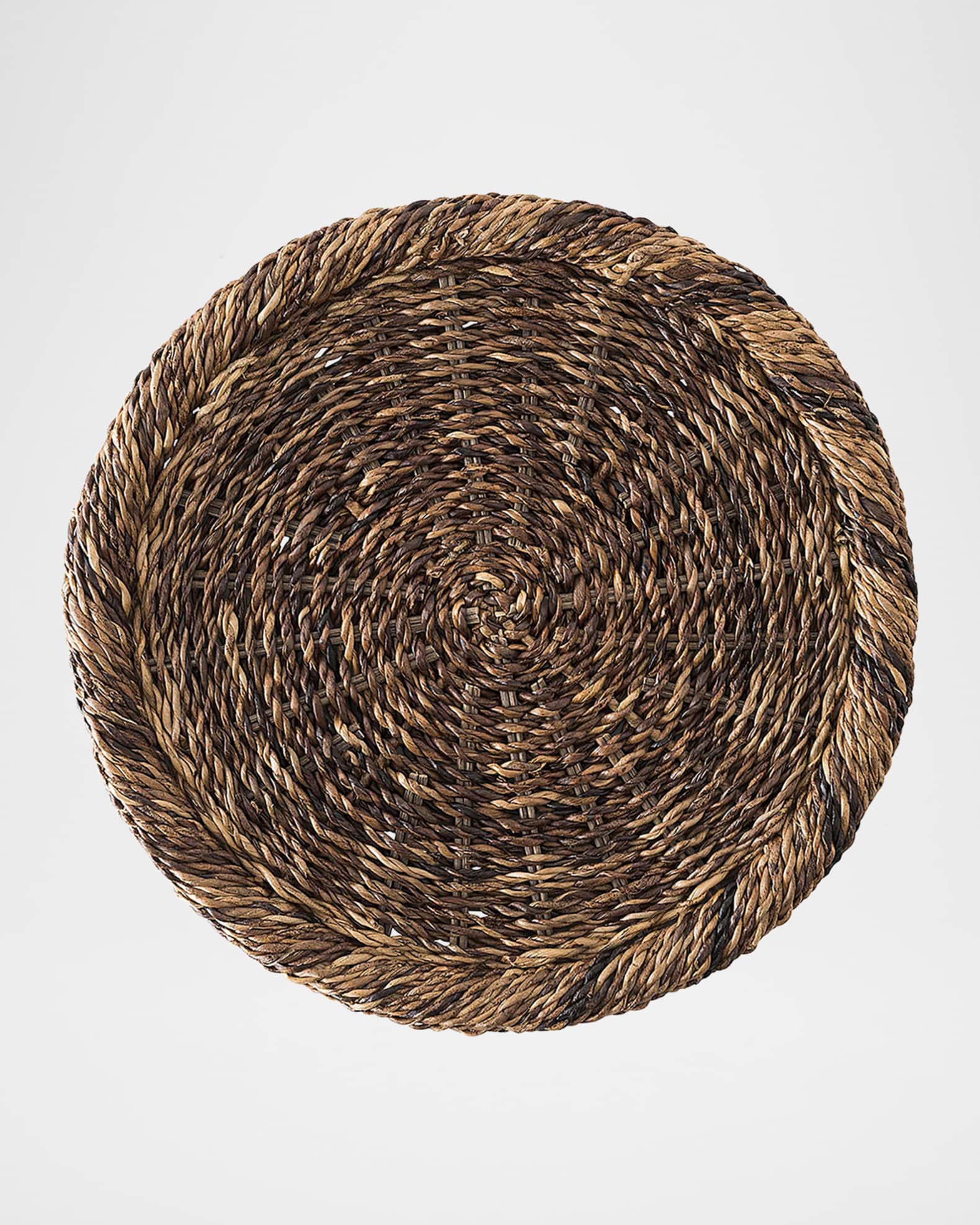 Juliska Rustic Rope Charger Plates, Set of 4 | Neiman Marcus