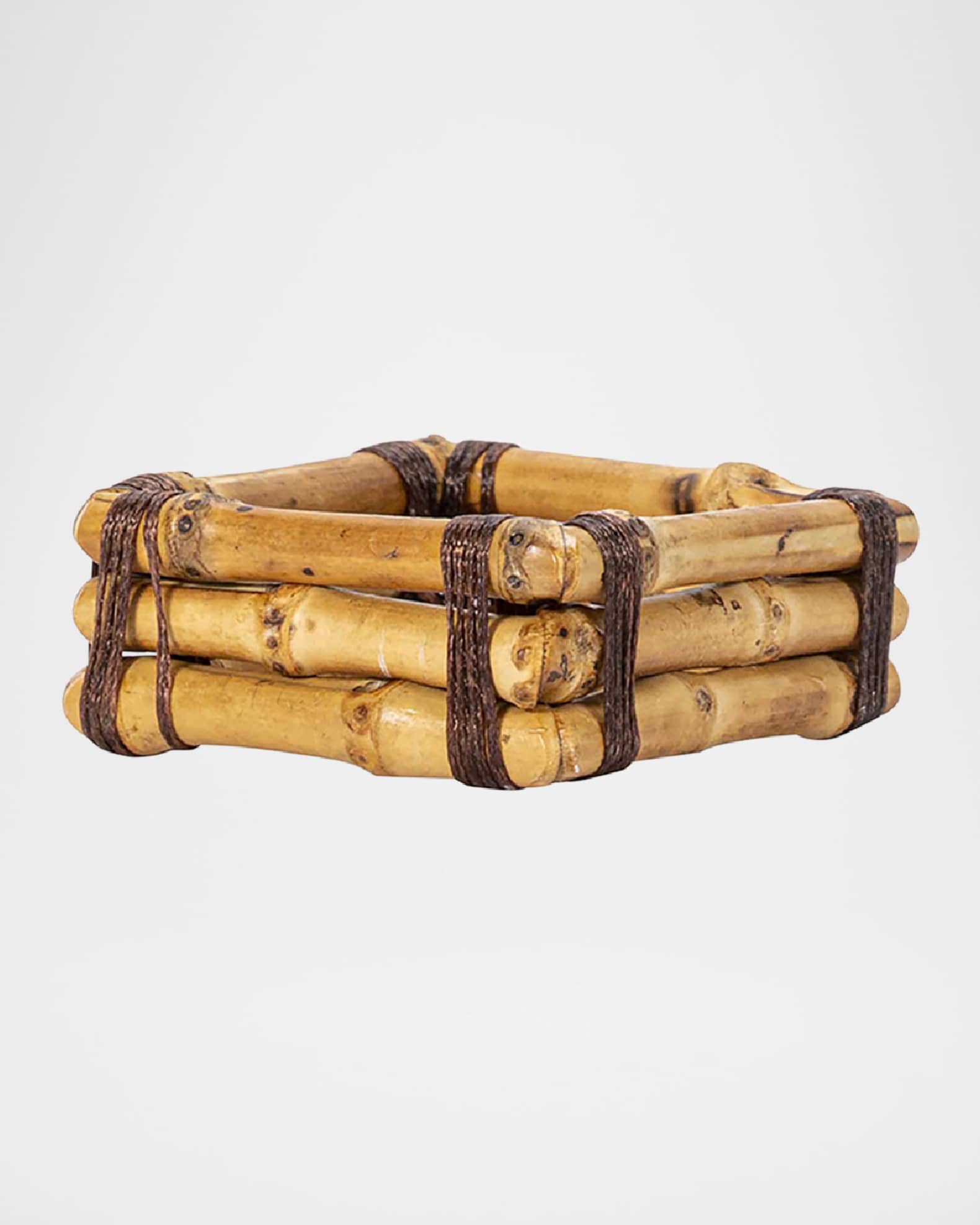 Juliska Bamboo Napkin Rings, Set of 4 | Neiman Marcus