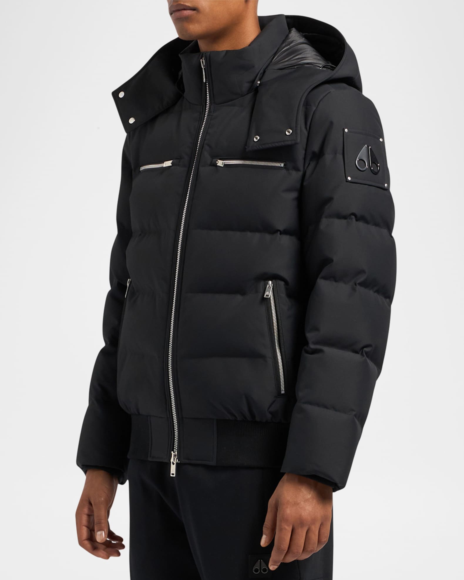 Moose Knuckles Men's Cloud Bomber Jacket | Neiman Marcus