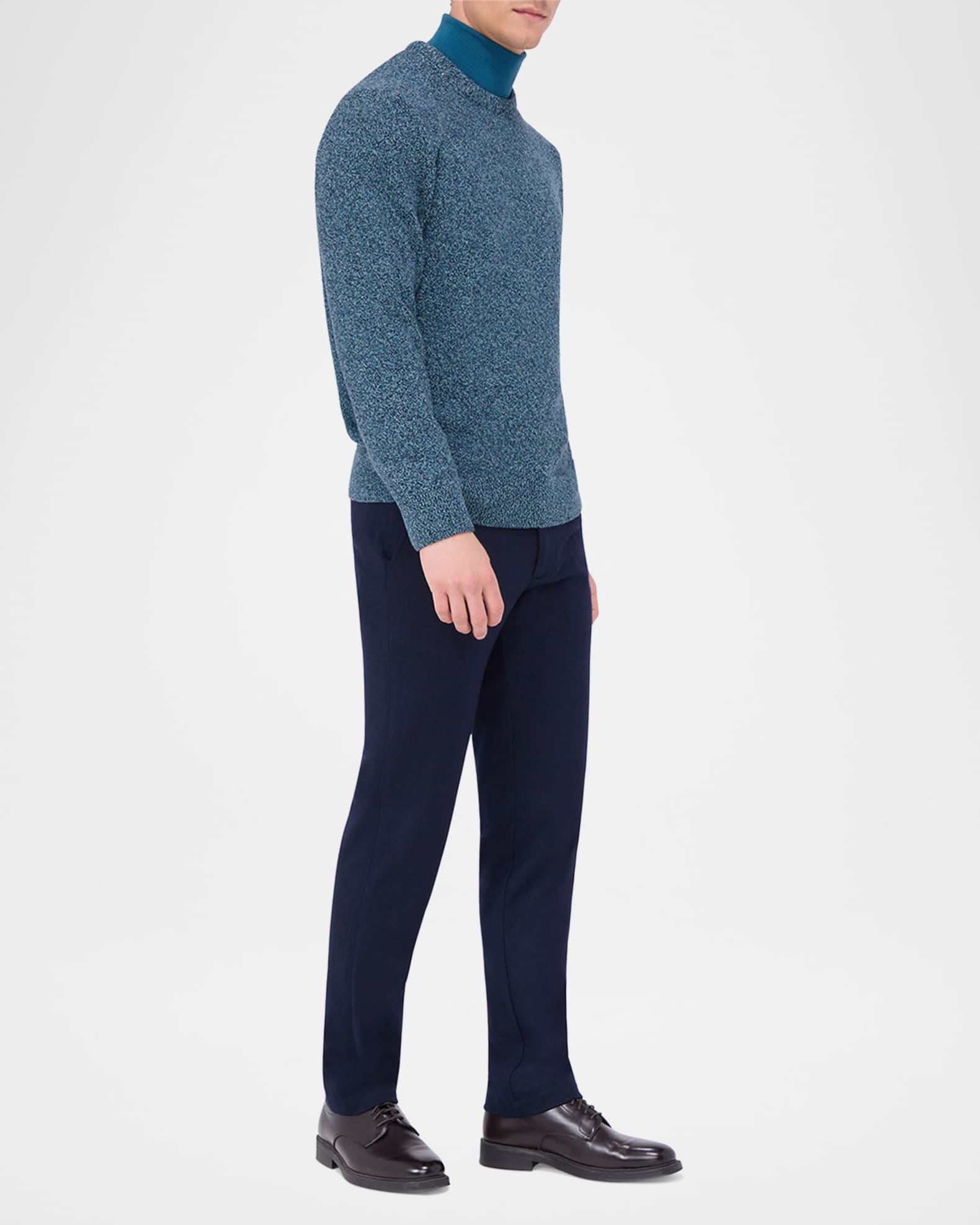 Bugatchi Men's Wool Crewneck Sweater | Neiman Marcus