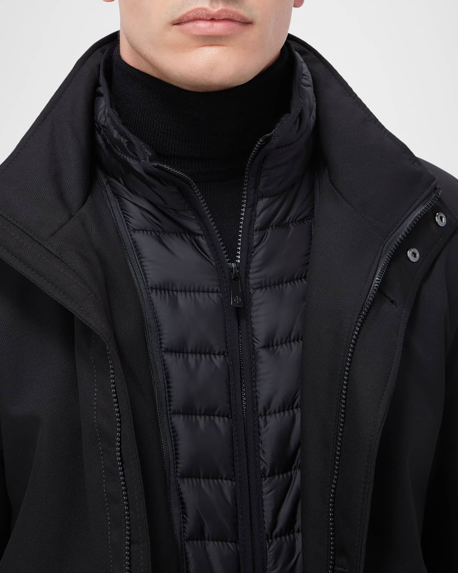 Bugatchi Men's Full-Zip Parka Jacket | Neiman Marcus