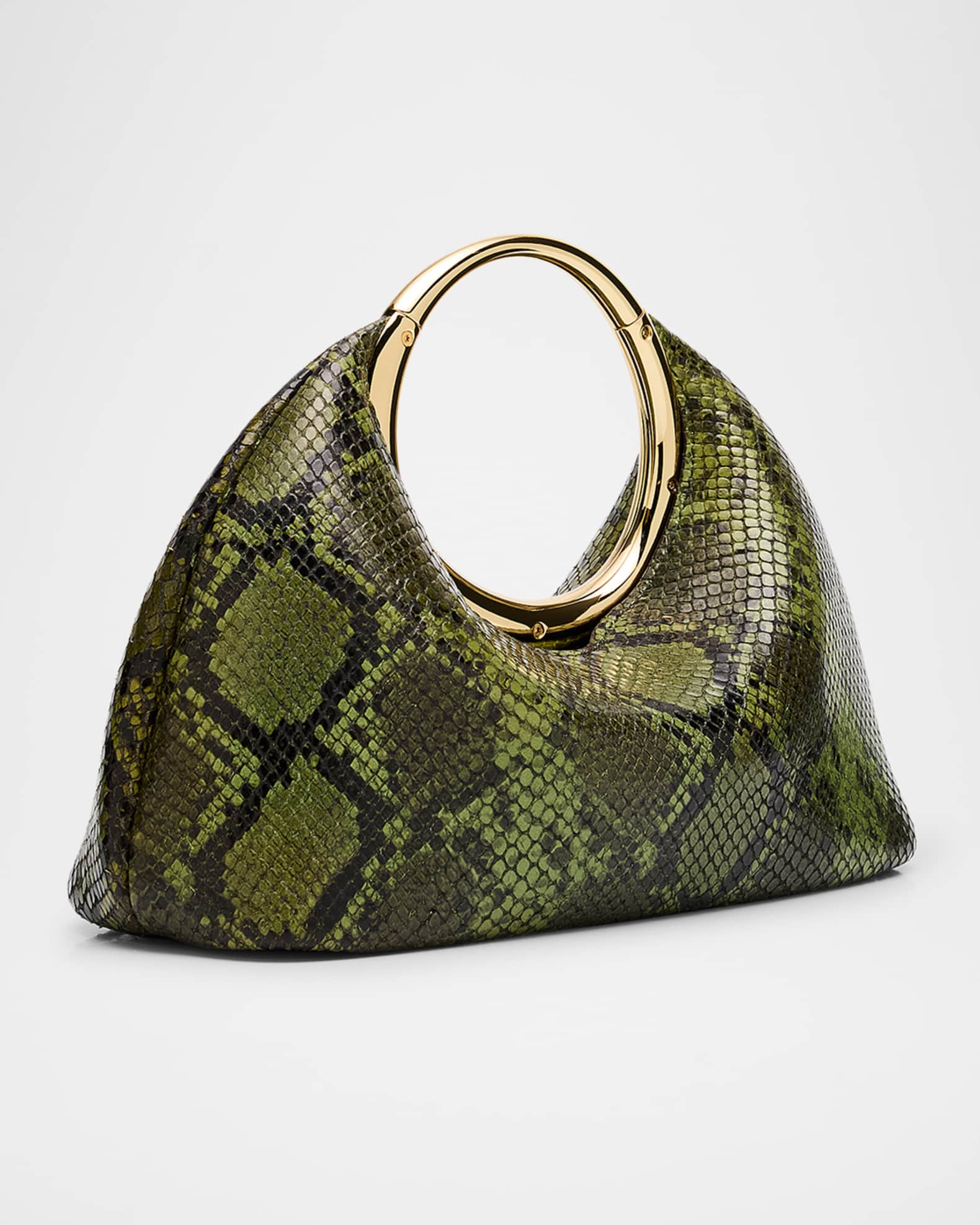 Jacquemus Le Petit Calino Snakeskin Printed Leather Top-Handle Bag ...