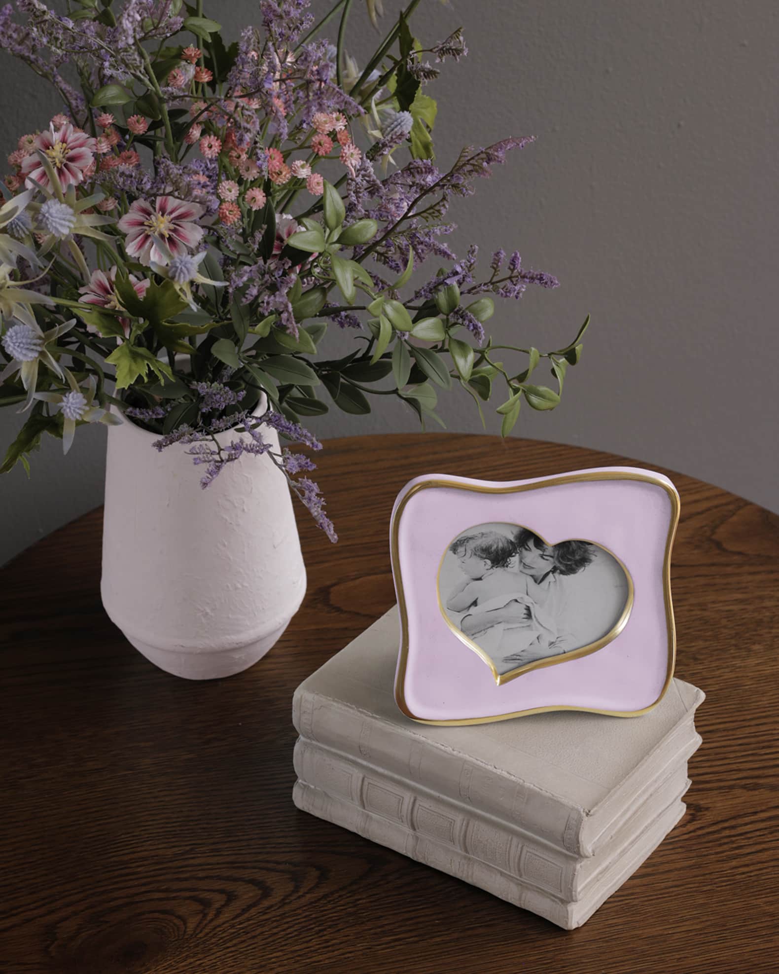 Beatriz Ball Encanto Curved Heart Picture Frame, 5" x 5" | Neiman Marcus