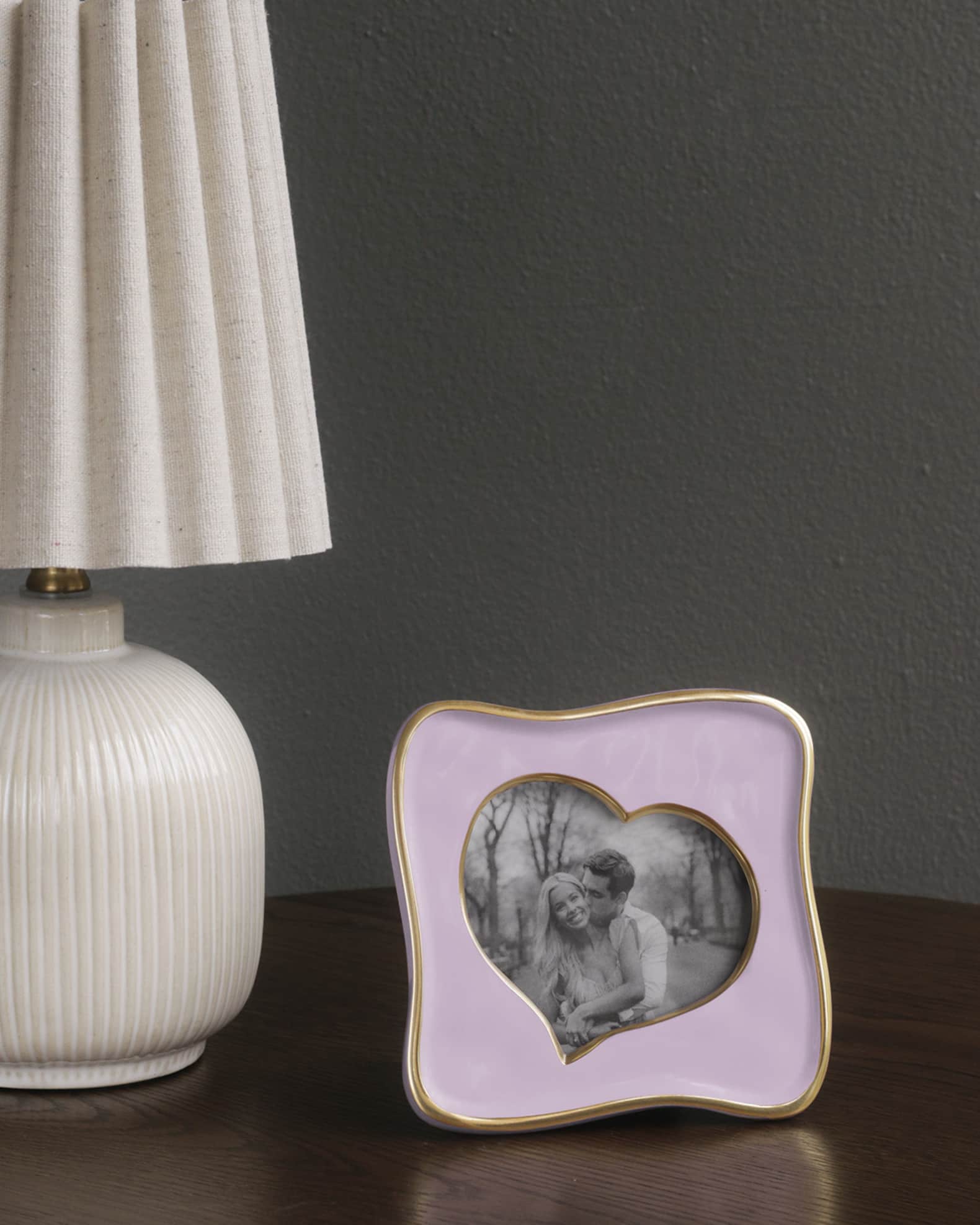 Beatriz Ball Encanto Curved Heart Picture Frame, 5" x 5" | Neiman Marcus