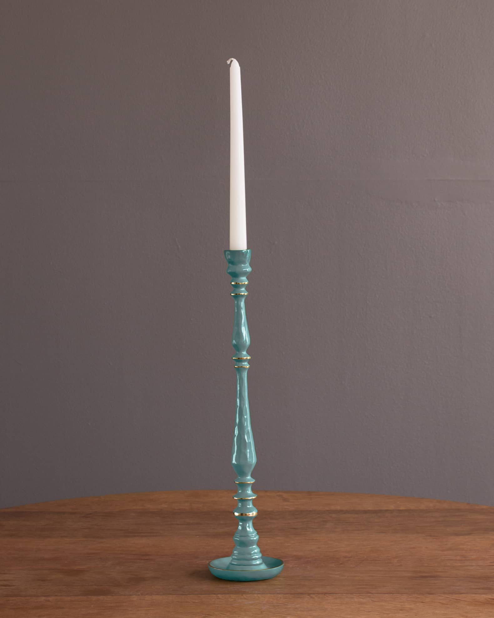Beatriz Ball Encanto Crosby Medium Candlestick Holder, 15.5" | Neiman Marcus