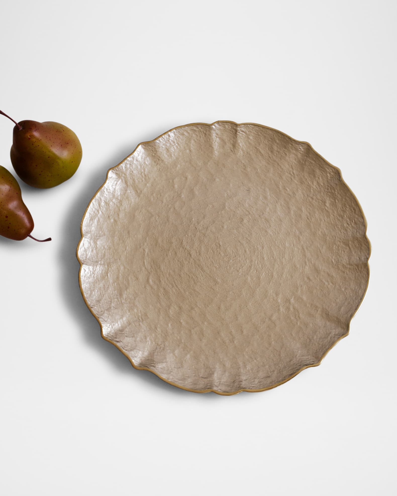 Beatriz Ball Glass Large Round Platter or Charger | Neiman Marcus