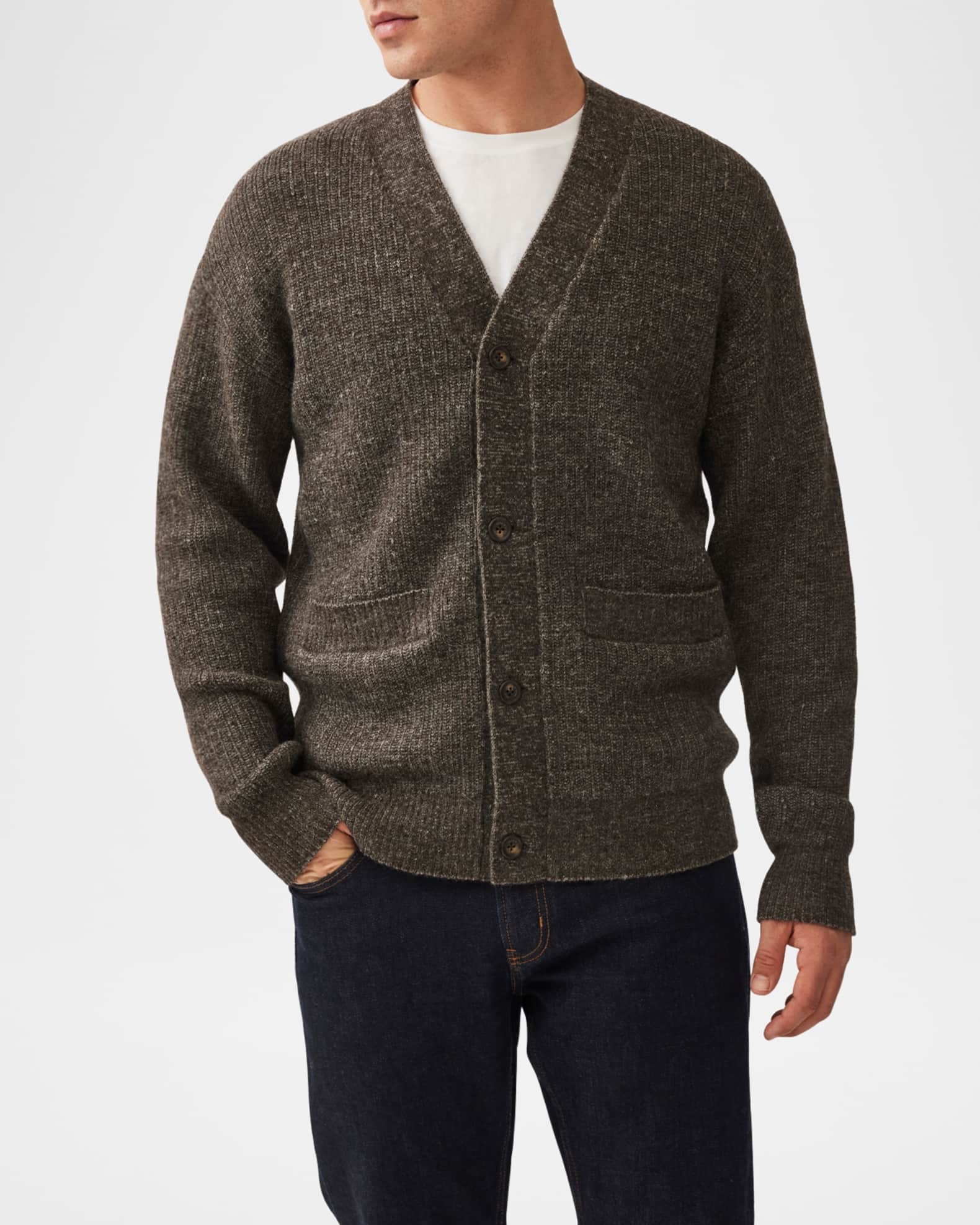 Rodd & Gunn Men's Glenallen Wool Knit Cardigan Sweater | Neiman Marcus
