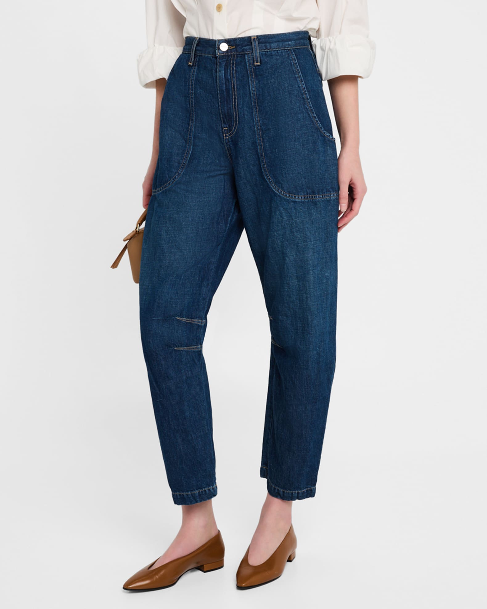 TWP Jetties Beach Wide-Leg Jeans | Neiman Marcus