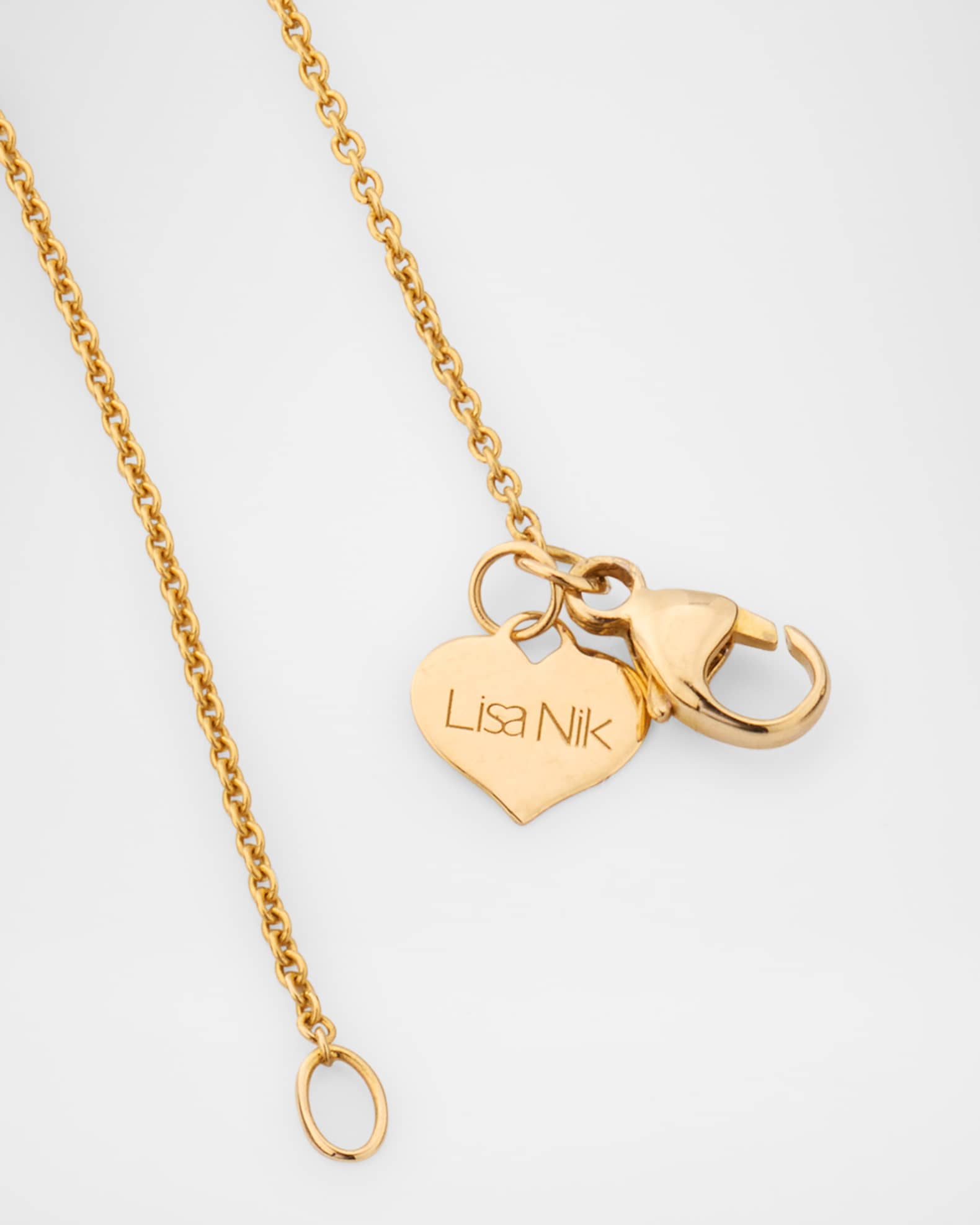 Lisa Nik Sparkle 18K White Gold 5-Station Diamond Necklace | Neiman Marcus