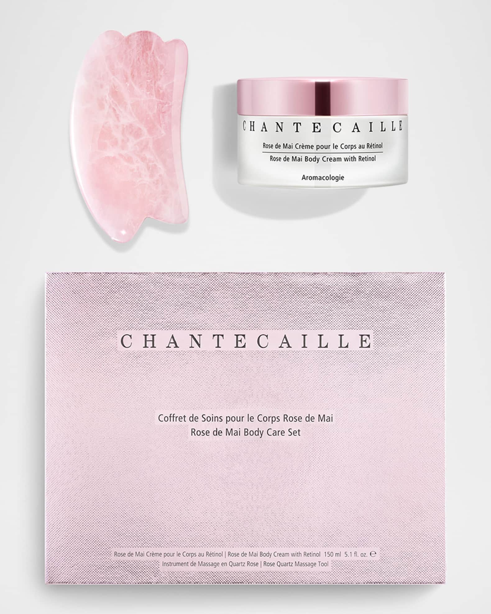 Chantecaille Limited Edition Rose de Mai Body Care Set | Neiman Marcus