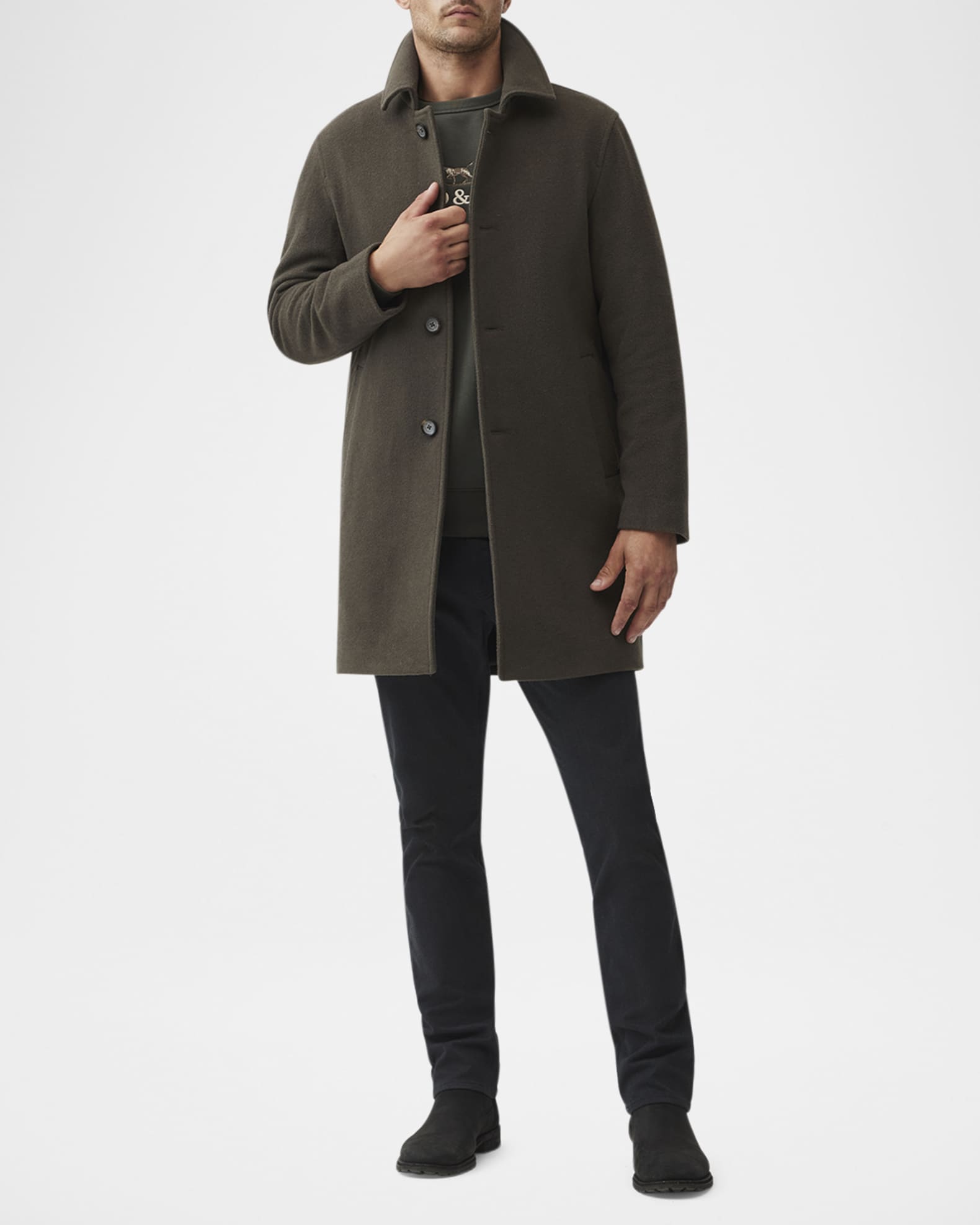 Rodd & Gunn Men's Westgate Melton Wool Jacket | Neiman Marcus