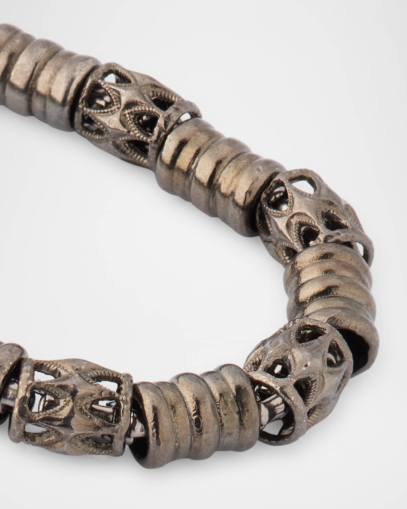 Armenta Men's Grey Sterling Silver Bracelet | Neiman Marcus