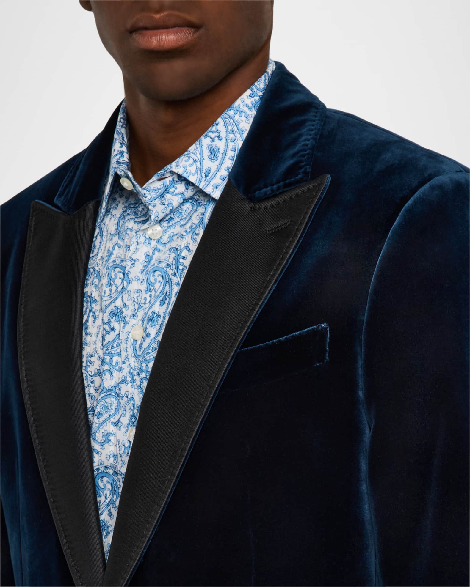Etro Men's Velvet Evening Jacket | Neiman Marcus