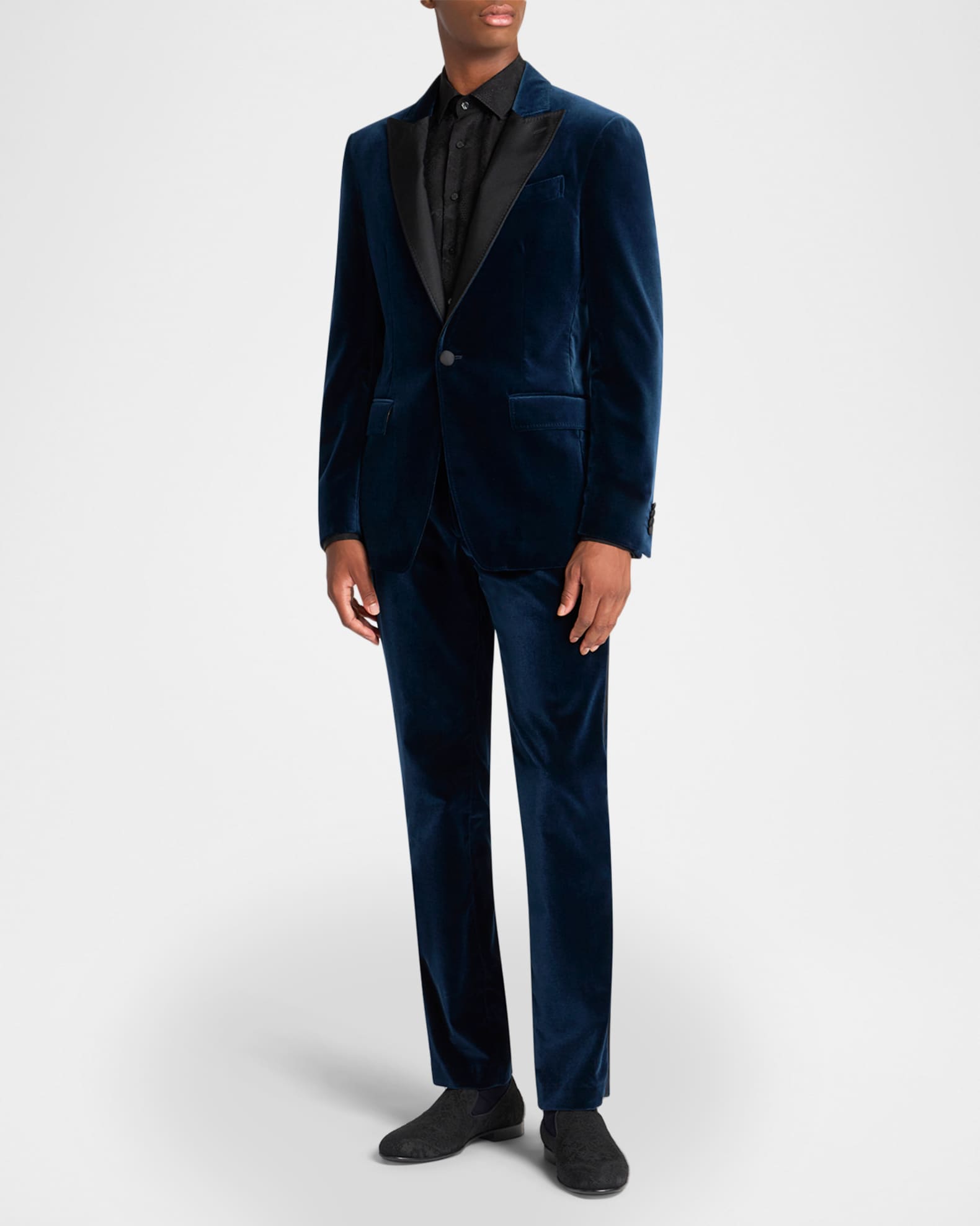 Etro Men's Velvet Evening Jacket | Neiman Marcus