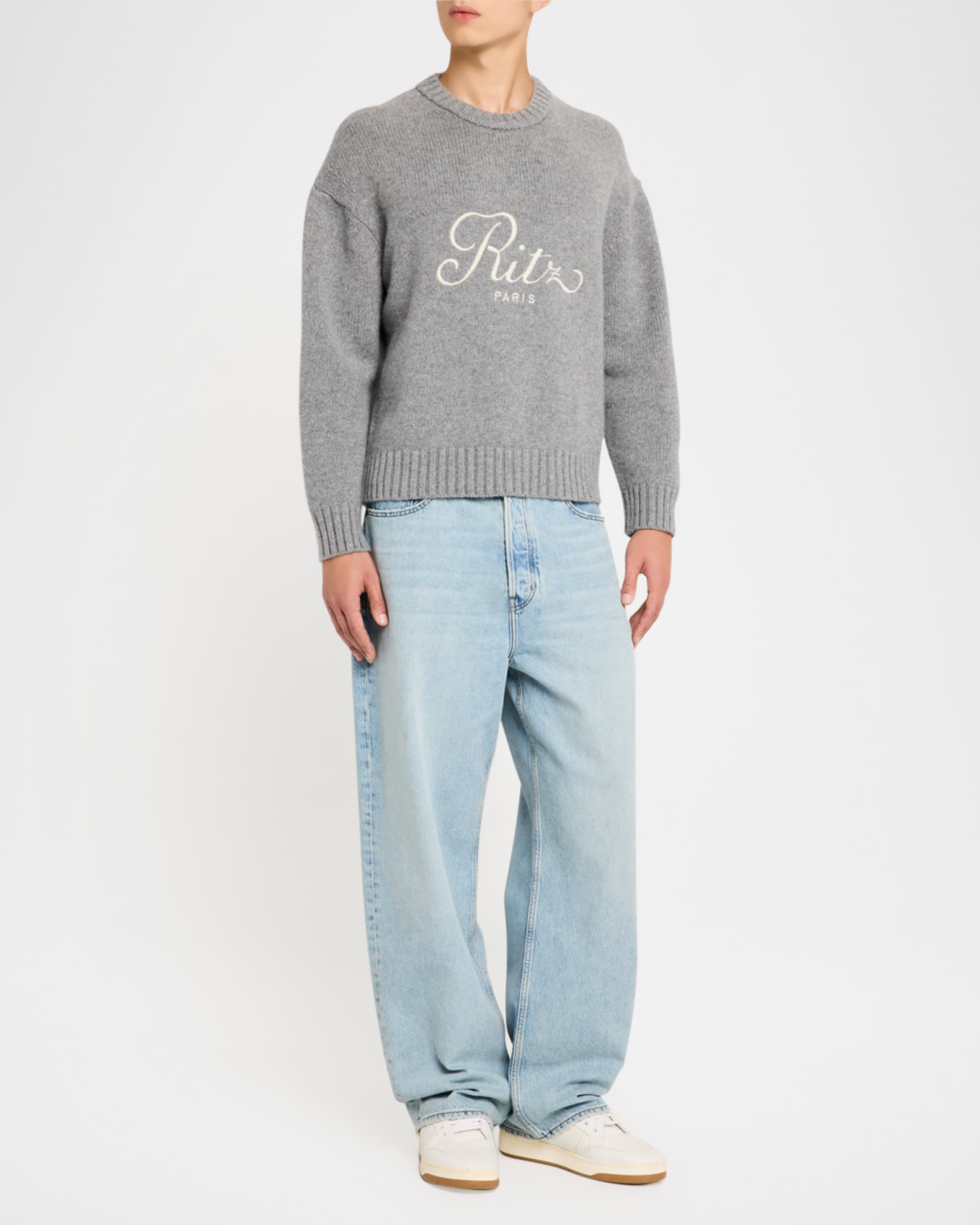 FRAME x Ritz Paris x Ritz Paris Men's Baggy Jeans | Neiman Marcus